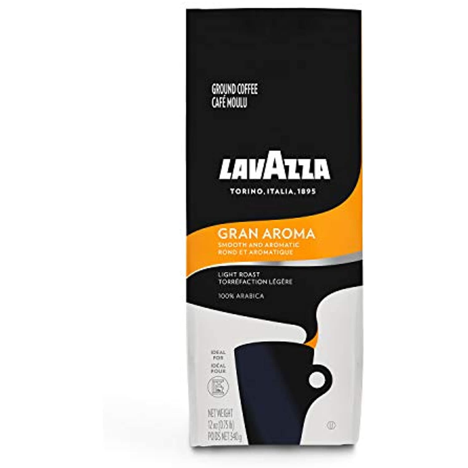 Lavazza Gran Aroma Ground Coffee, 12 oz - Walmart.com