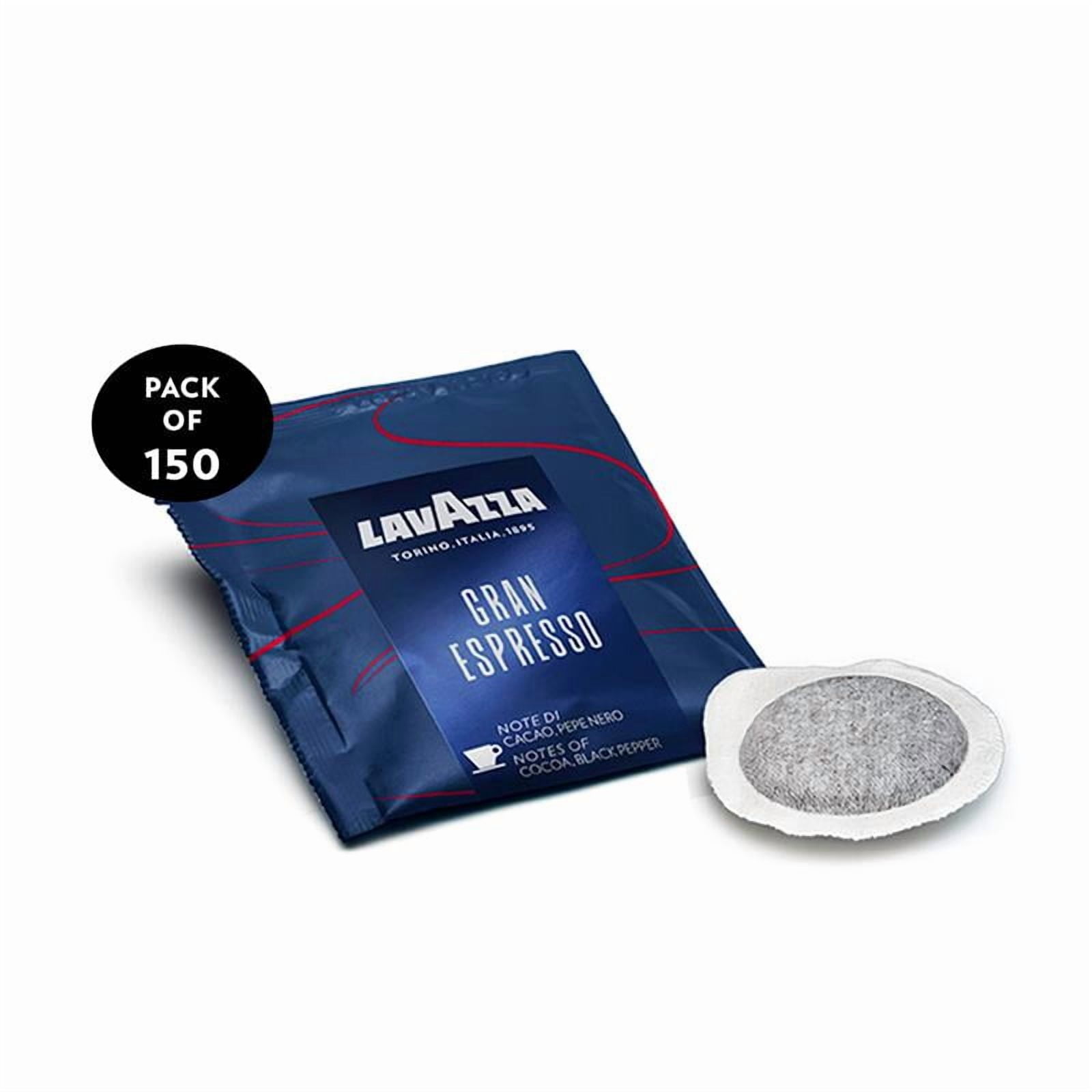 Lavazza Gran Espresso Pods, Arabica and Robusta Blend, Cocoa and Black ...