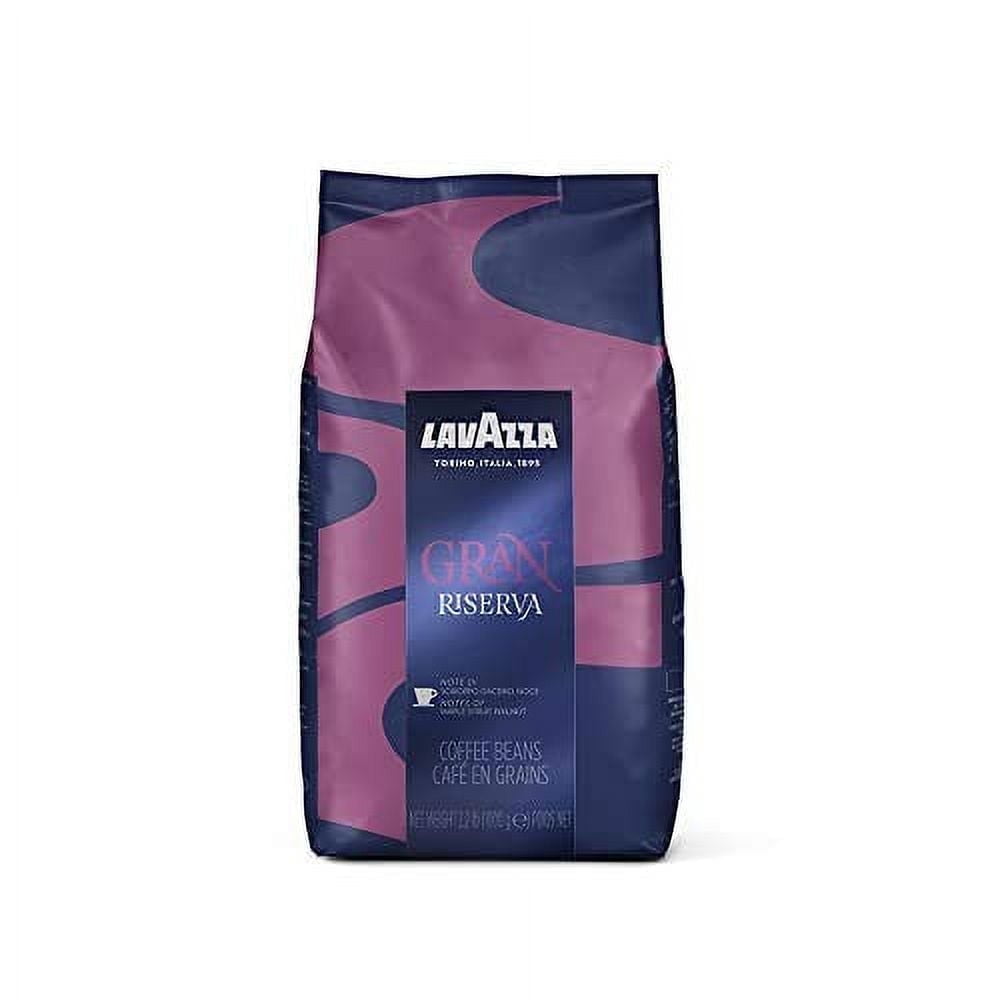 Lavazza Italian Gran Riserva Dark Espresso Roast Aroma Whole Bean ...
