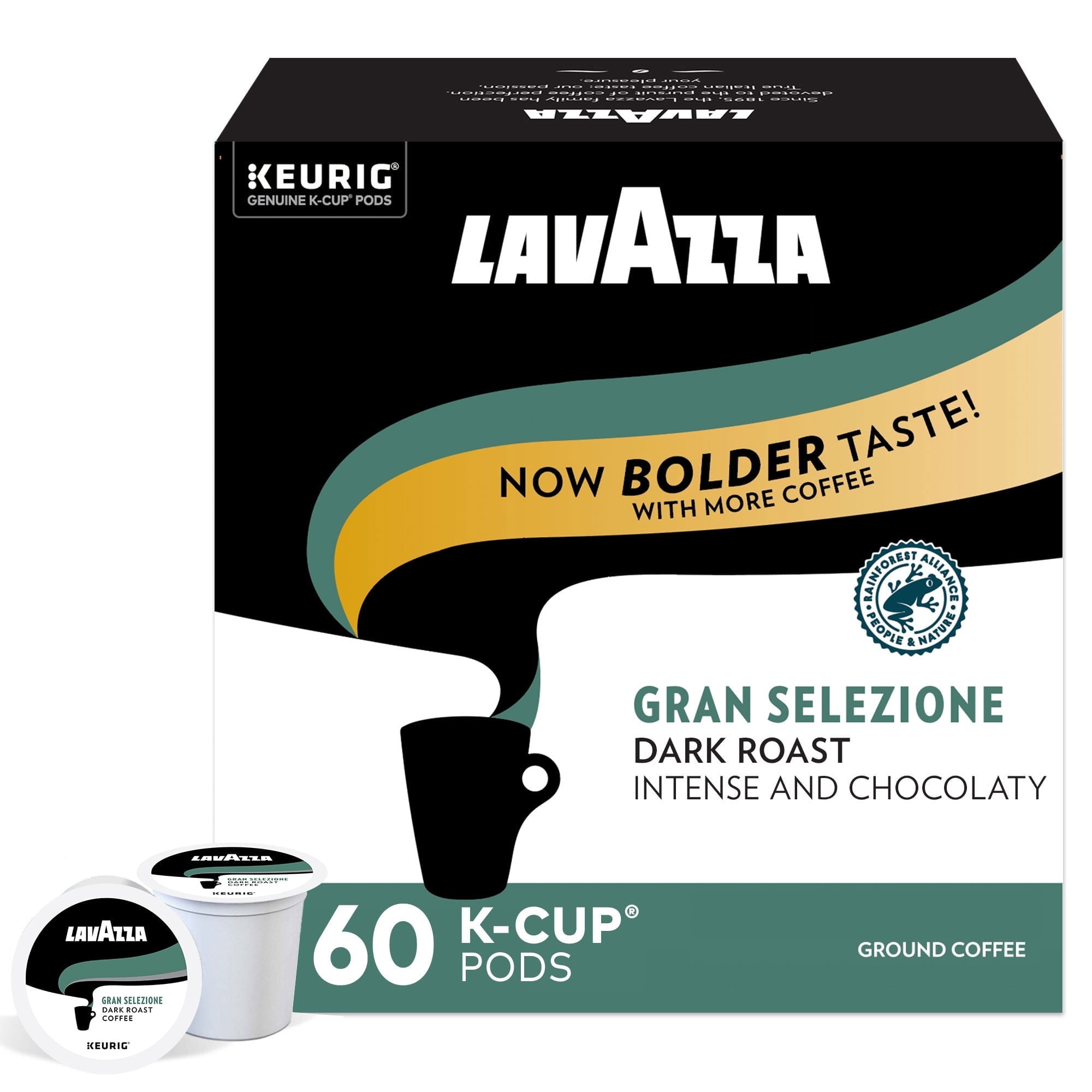 Lavazza Gran Selezione Coffee K-Cup® Pod for Keurig® Brewer, Dark Roast ...