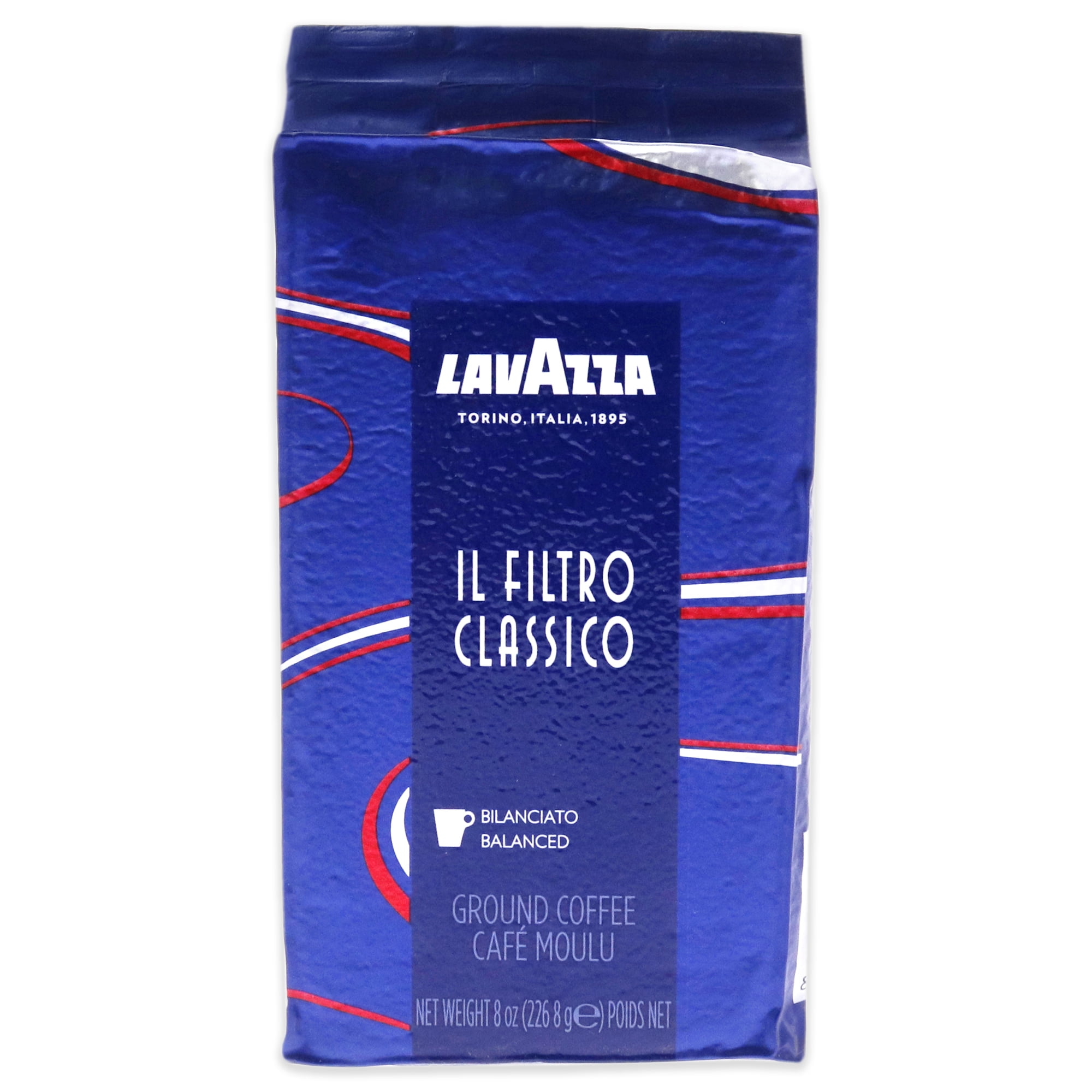 Lavazza Il Filtro Classico Balanced Ground Coffee 8 oz - Walmart.com