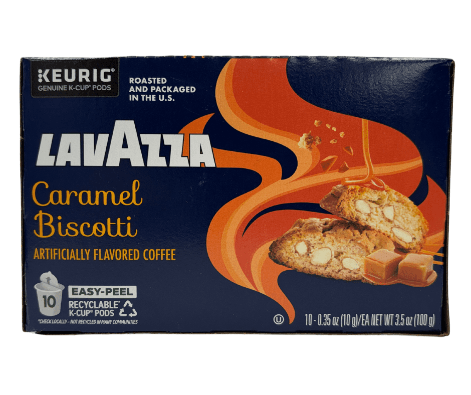 Lavazza Caramel Biscotti K-Cup Coffee Pods, Medium Roast, 10 Count ...