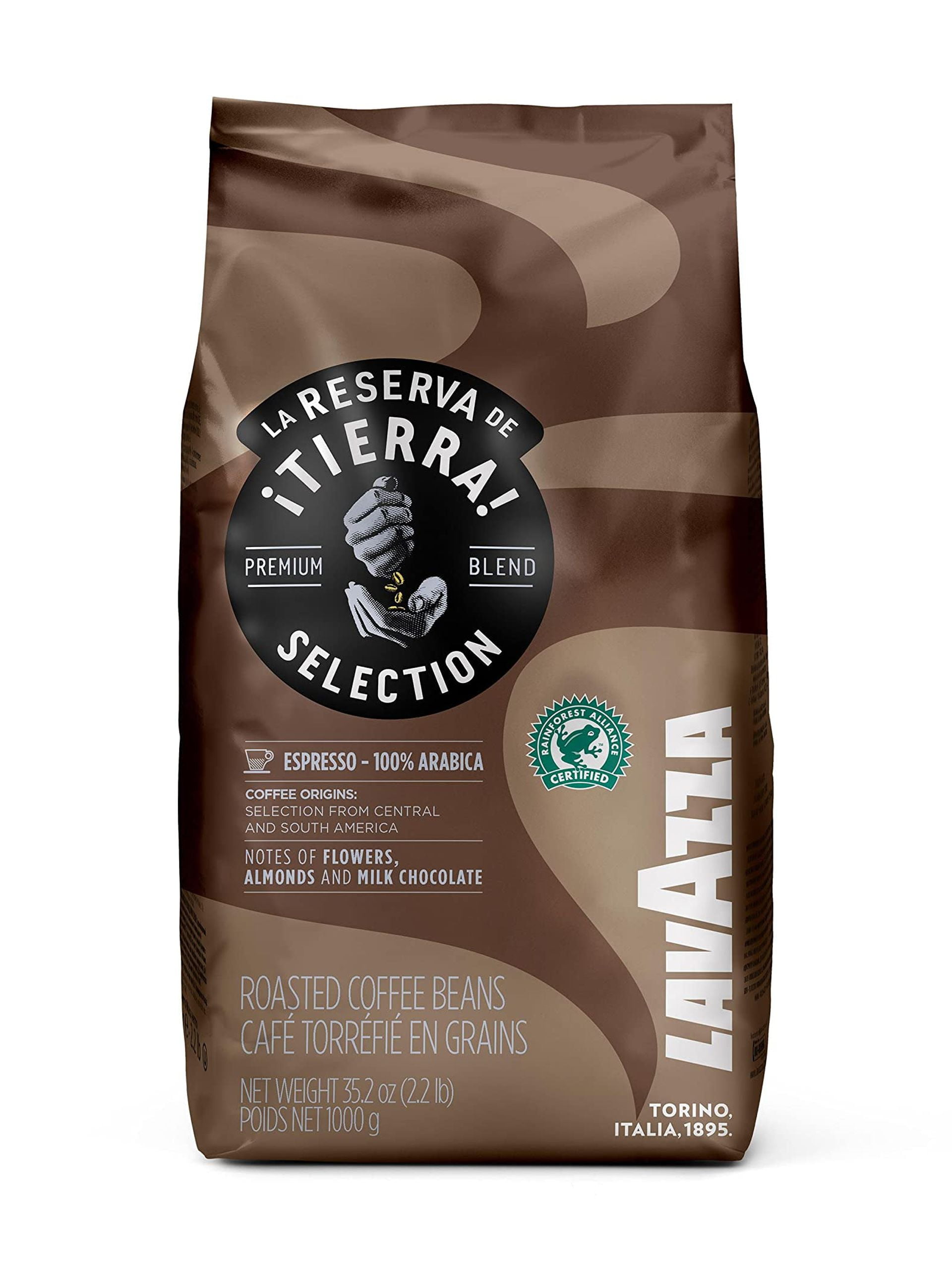 Lavazza Tierra! Selection SCH4 Whole Bean Coffee Blend, Medium Roast, 2 ...