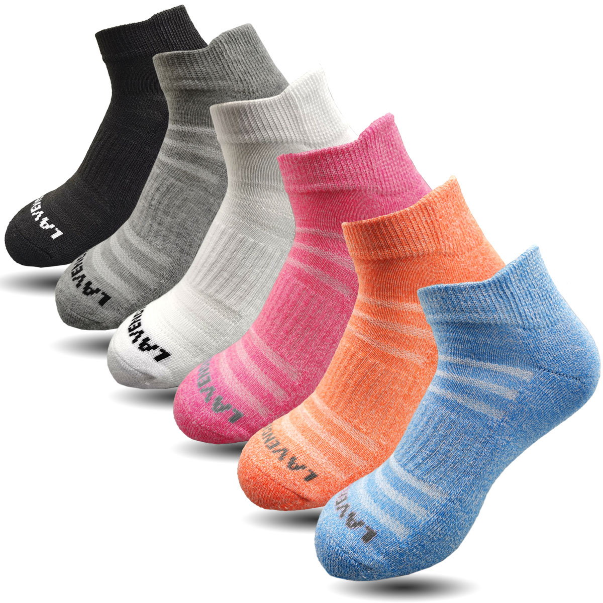 COOPLUS Women's Athletic Ankle Socks Women's Sock Size 9-11 Female ...