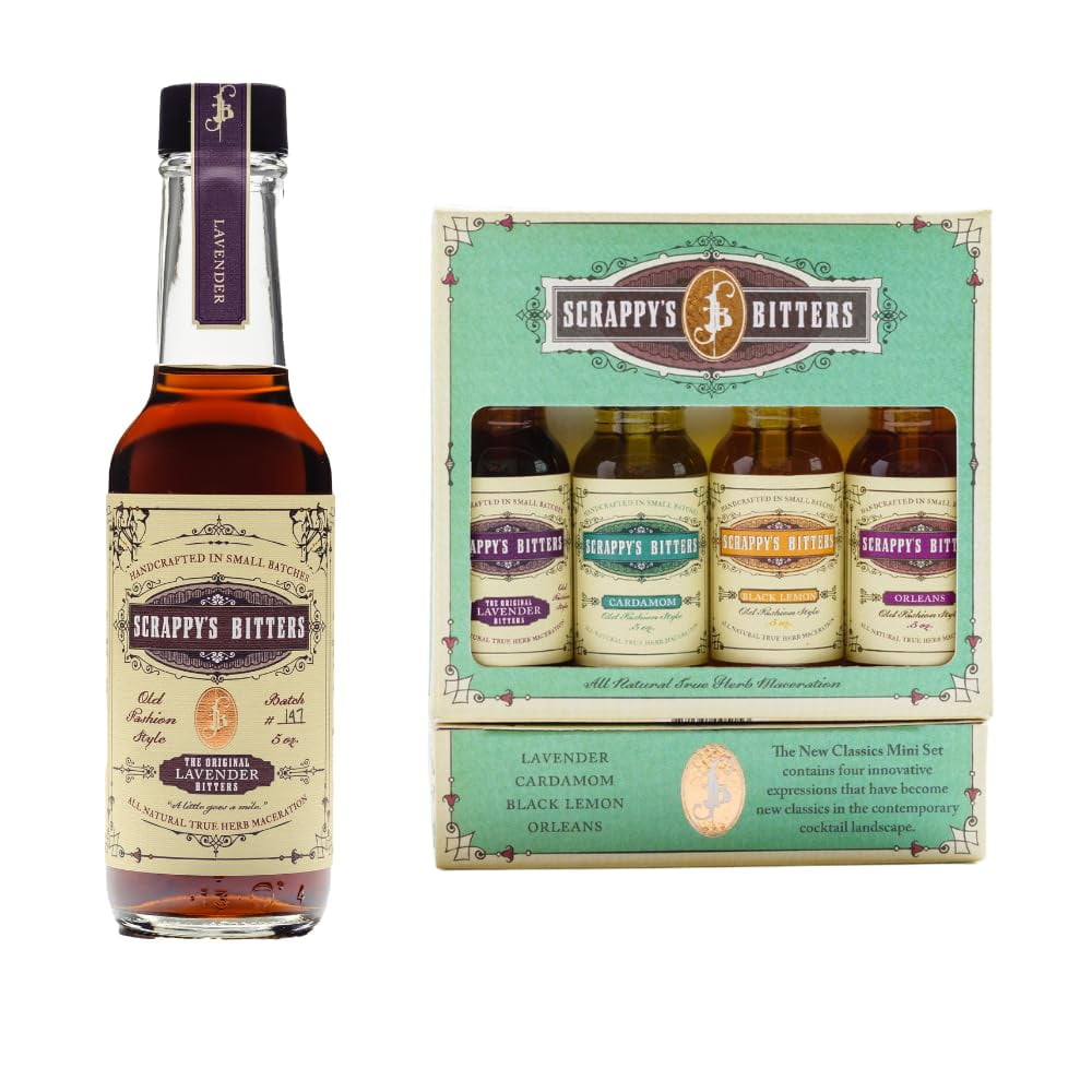 Lavender 5 oz & The New Classics Bitters Set (4 ct, 0.5 oz) - Organic ...