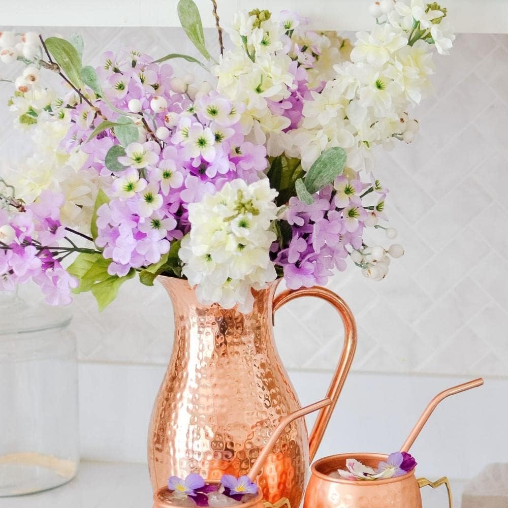 Lavender Articial Lilac Silk Flower Bush - Old-Fashioned Lilac ...