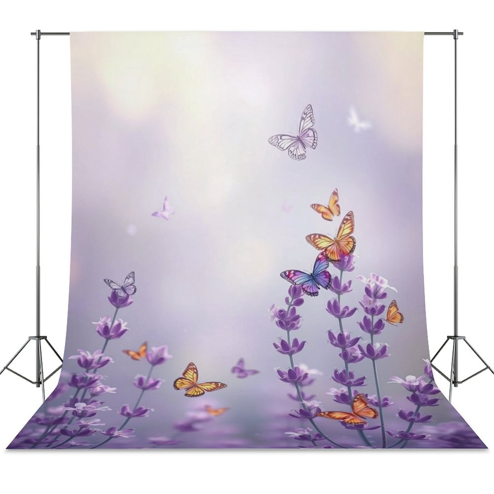 Lavender Backdrop Baby Shower Newborn Portrait Girl Boy Birthday Party ...