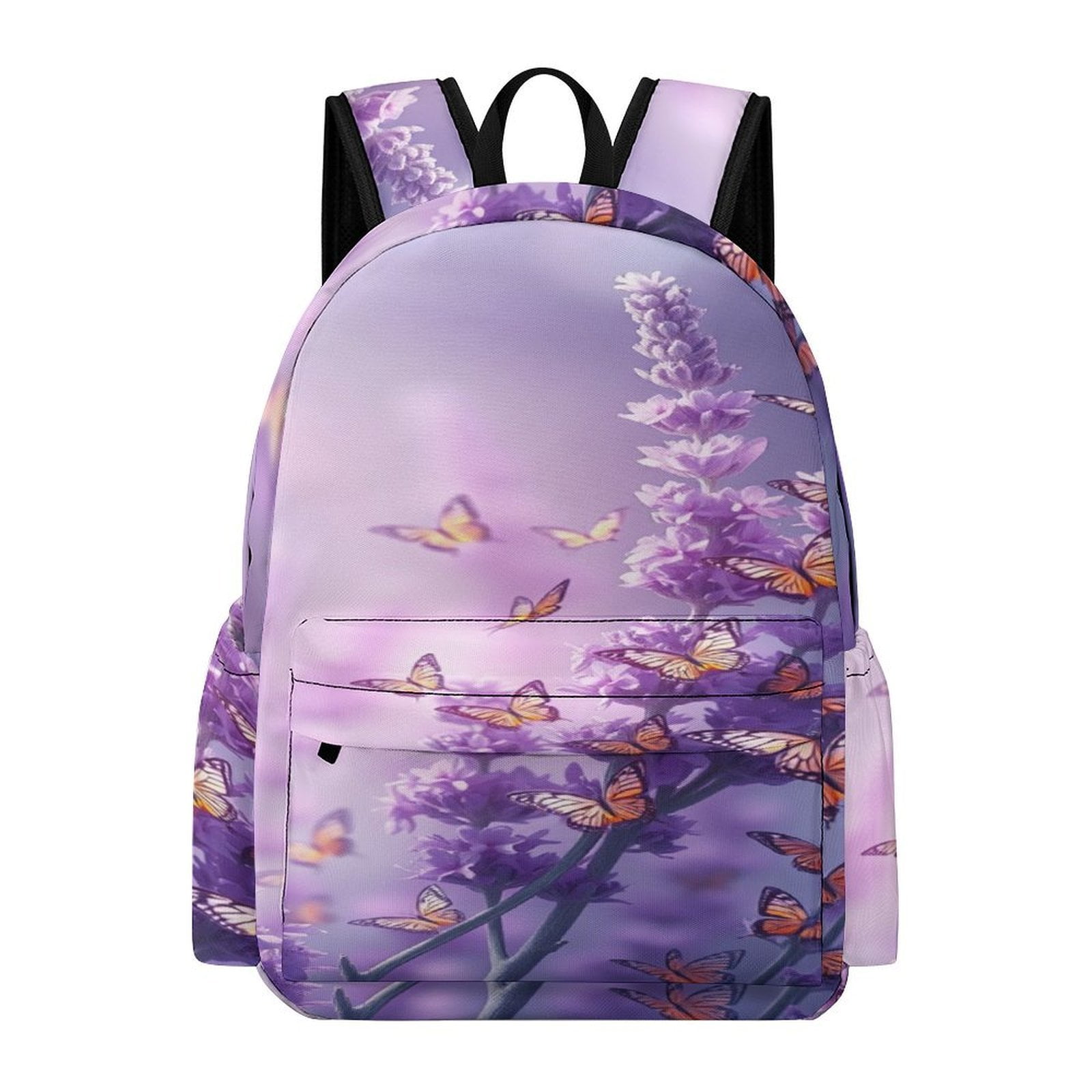 Lavender Backpack for Men Women Fashion Student Business Daypack ...