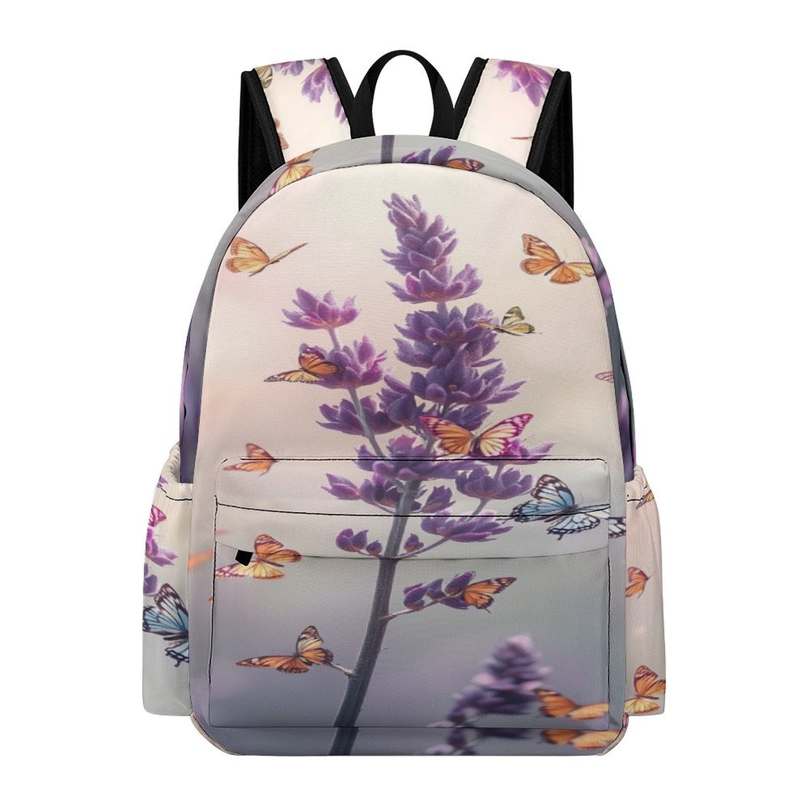 Lavender Backpacks Teenager Bookbag Casual Students School Bag Laptop ...
