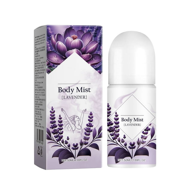 Lavender Body Lotion Summer Armpit Sweating Odor Cleaning Portable Body