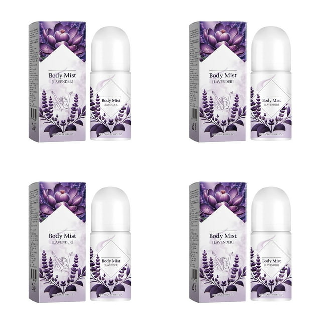 Lavender Body Lotion Summer Armpit Sweating Odor Cleaning Portable Body