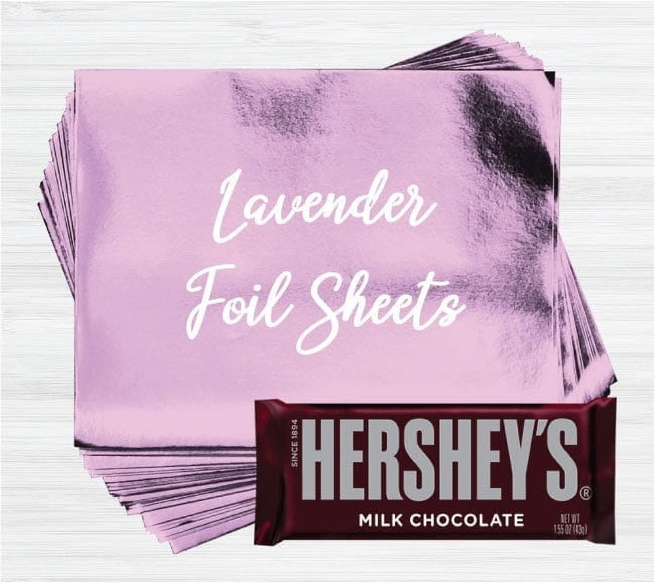 Lavender Candy Bar Foil for Wrapping Chocolate Candy Bars - Pack of 40 ...