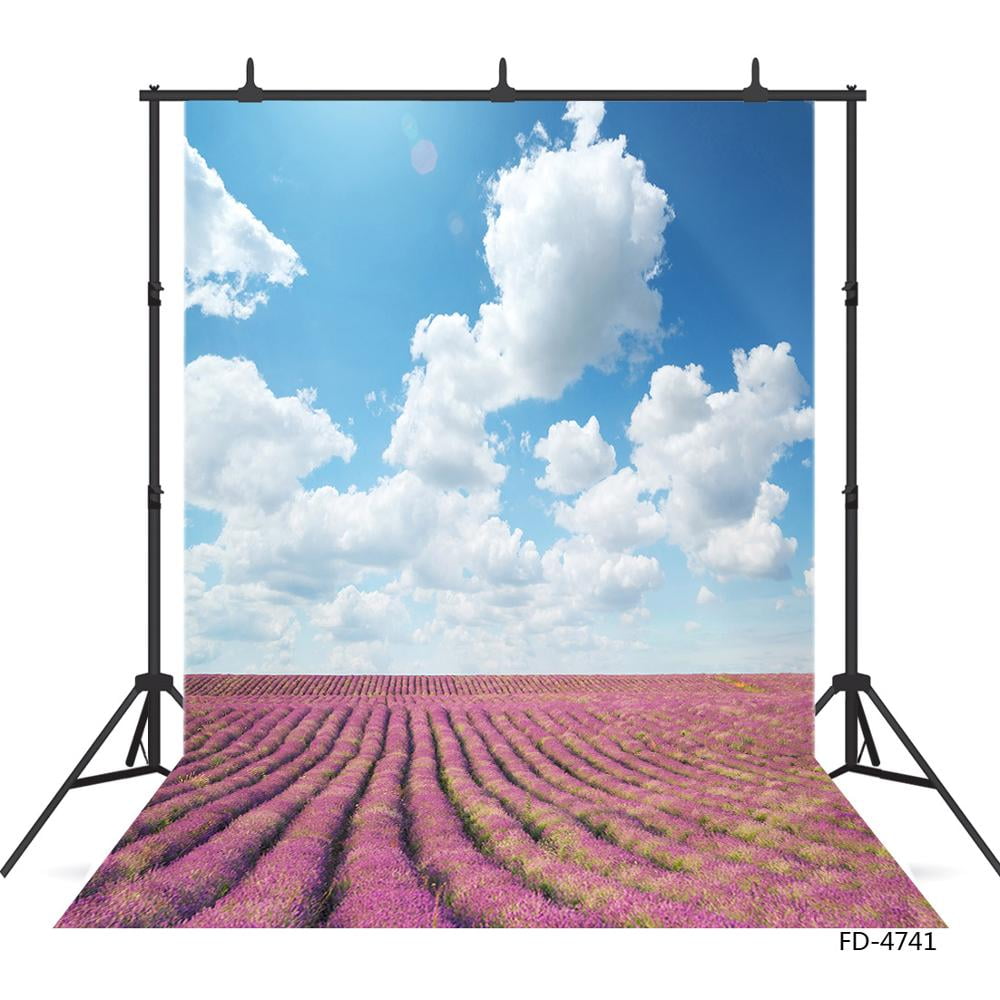 Lavender Clouds Photography Background Computer Printed Backdrop for ...