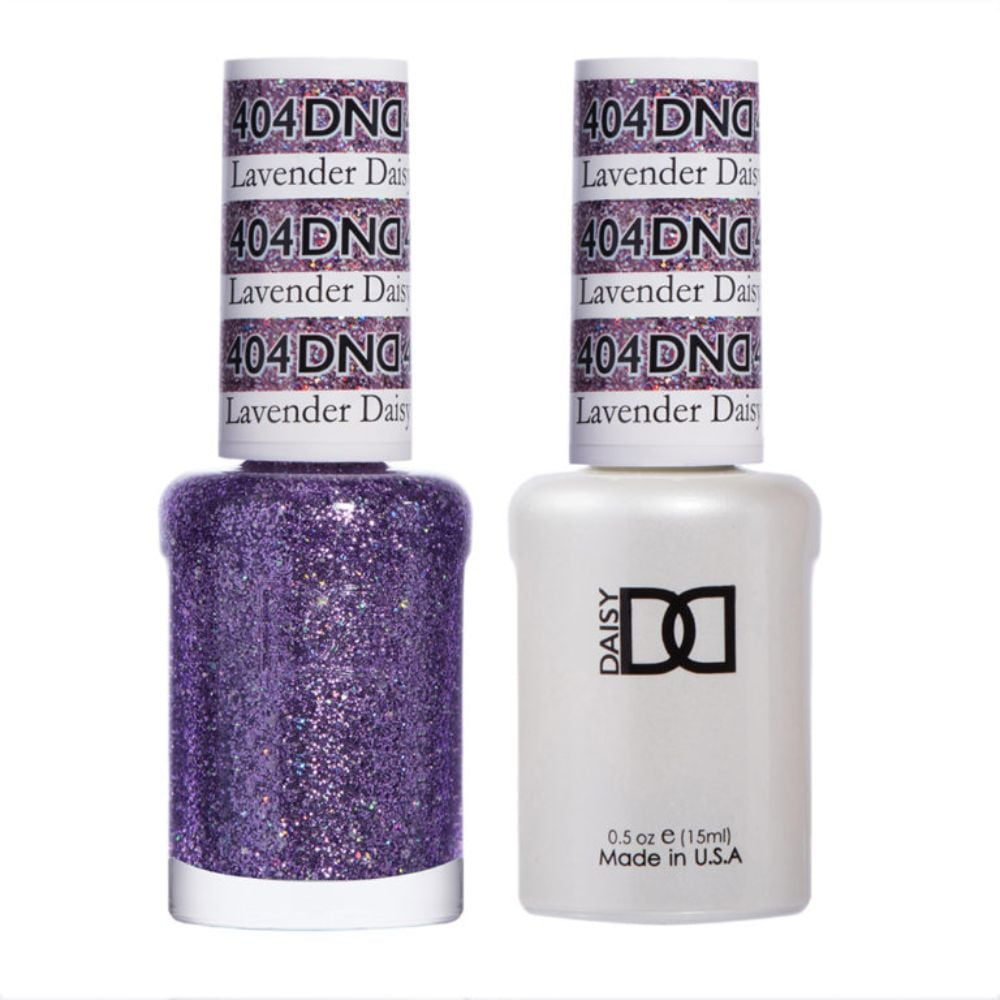 Daisy DND Lavender Daisy Star #404 Gel Nail Polish, Matching Lacquer ...