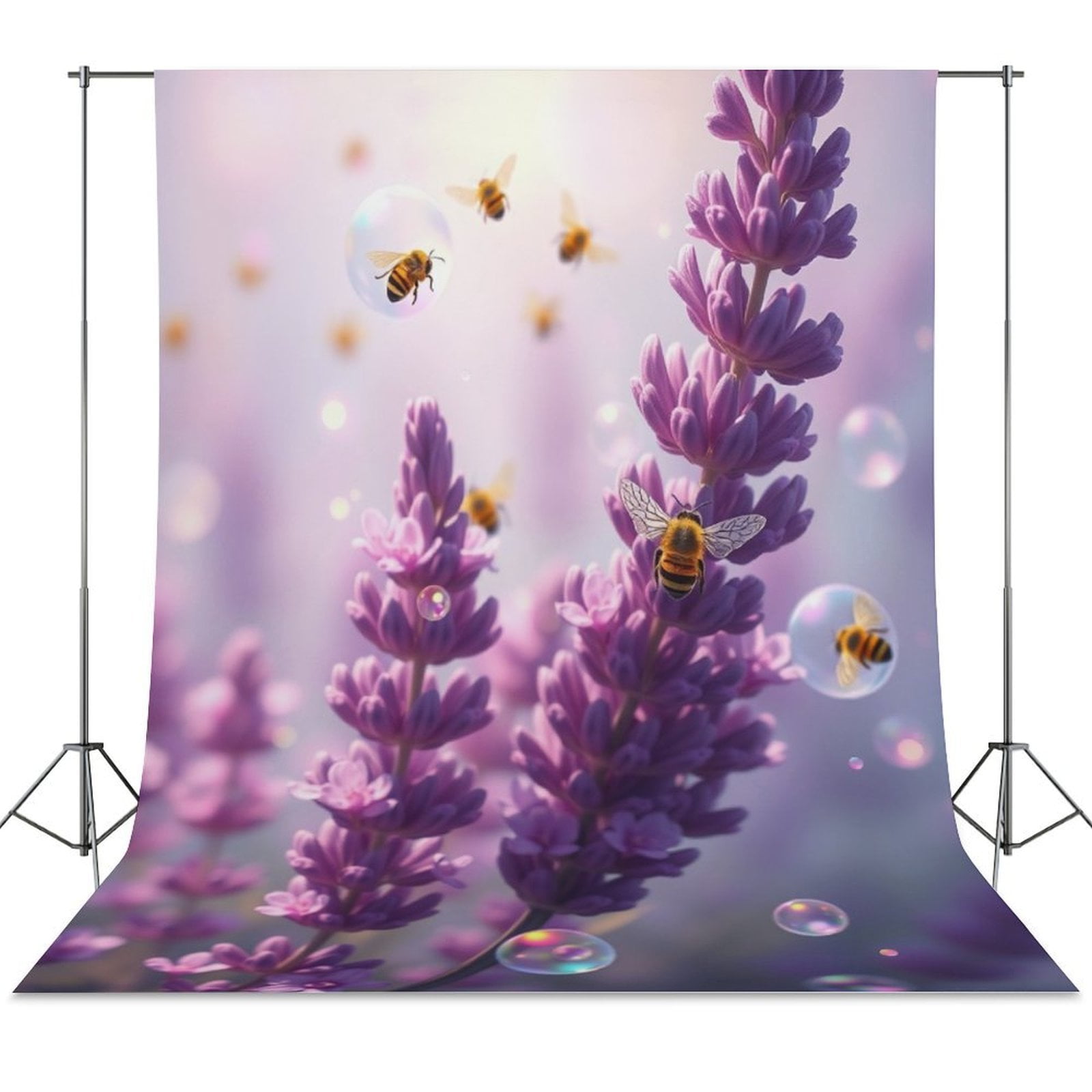 Lavender Decorations BackdropPortrait Photography Background Photozone ...