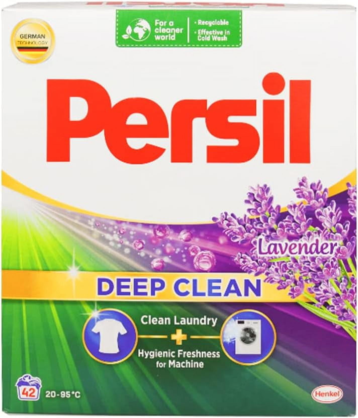 Lavender Deep Clean Laundry Detergent Powder 2.52Kg - 42 Washes ...