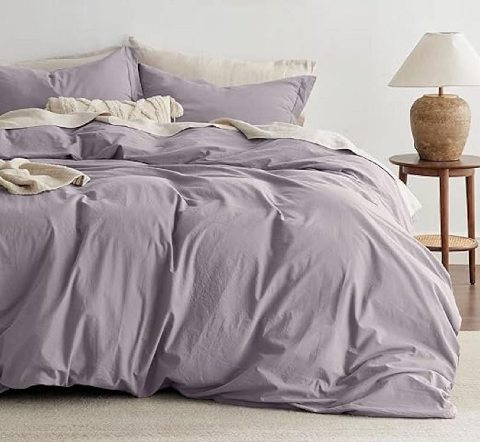 Lavender Duvet Cover Set For Bedroom Boho Bedding Set Breathable ...