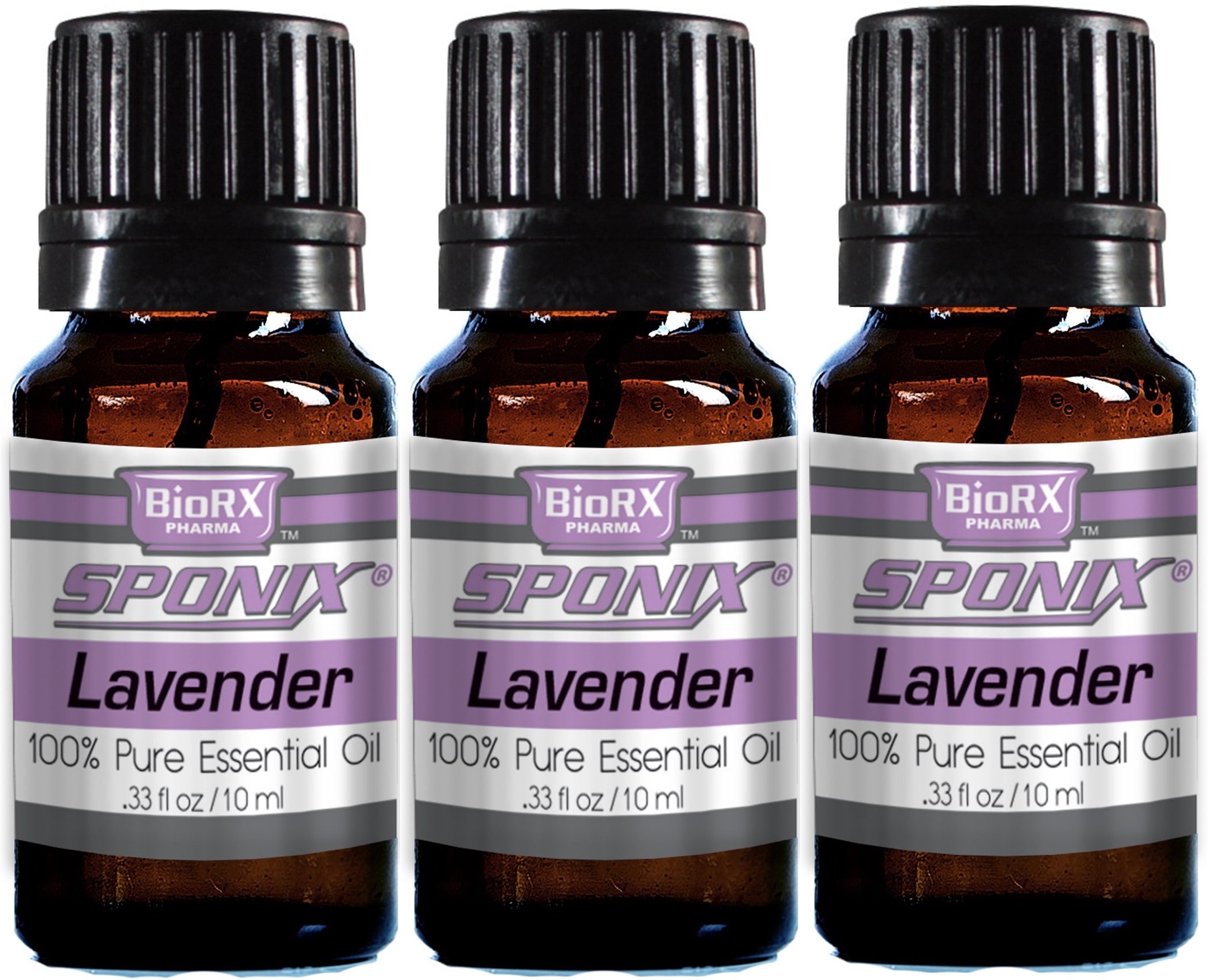 Lavender Essential Oil 10 ml x 3 (0.33 oz) Each for Aromatherapy - 3 ...