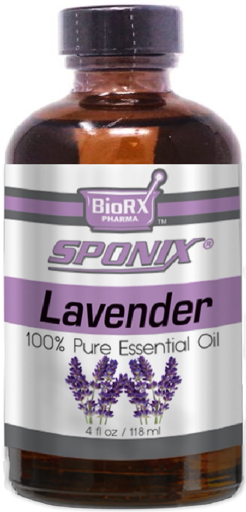 Sponix Lavender Essential Oil, 4 Oz - 100% Pure, Therapeutic Grade for ...