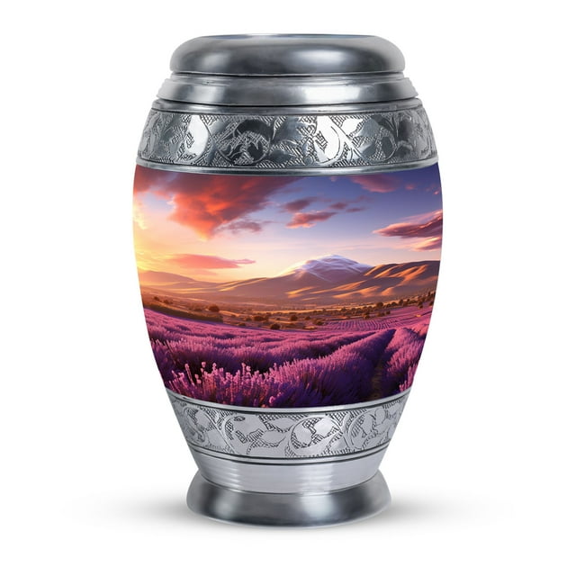 Lavender Fields At Sunset Urn For Ashes For Women, Mini Urns For Human ...