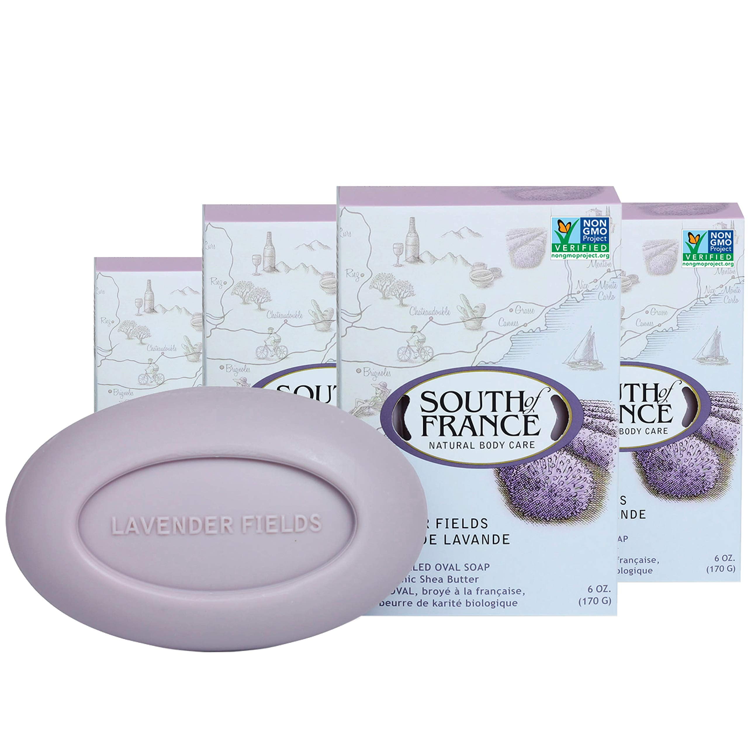 Lavender Fields Clean Bar Soap by South of France Clean Body Care ...