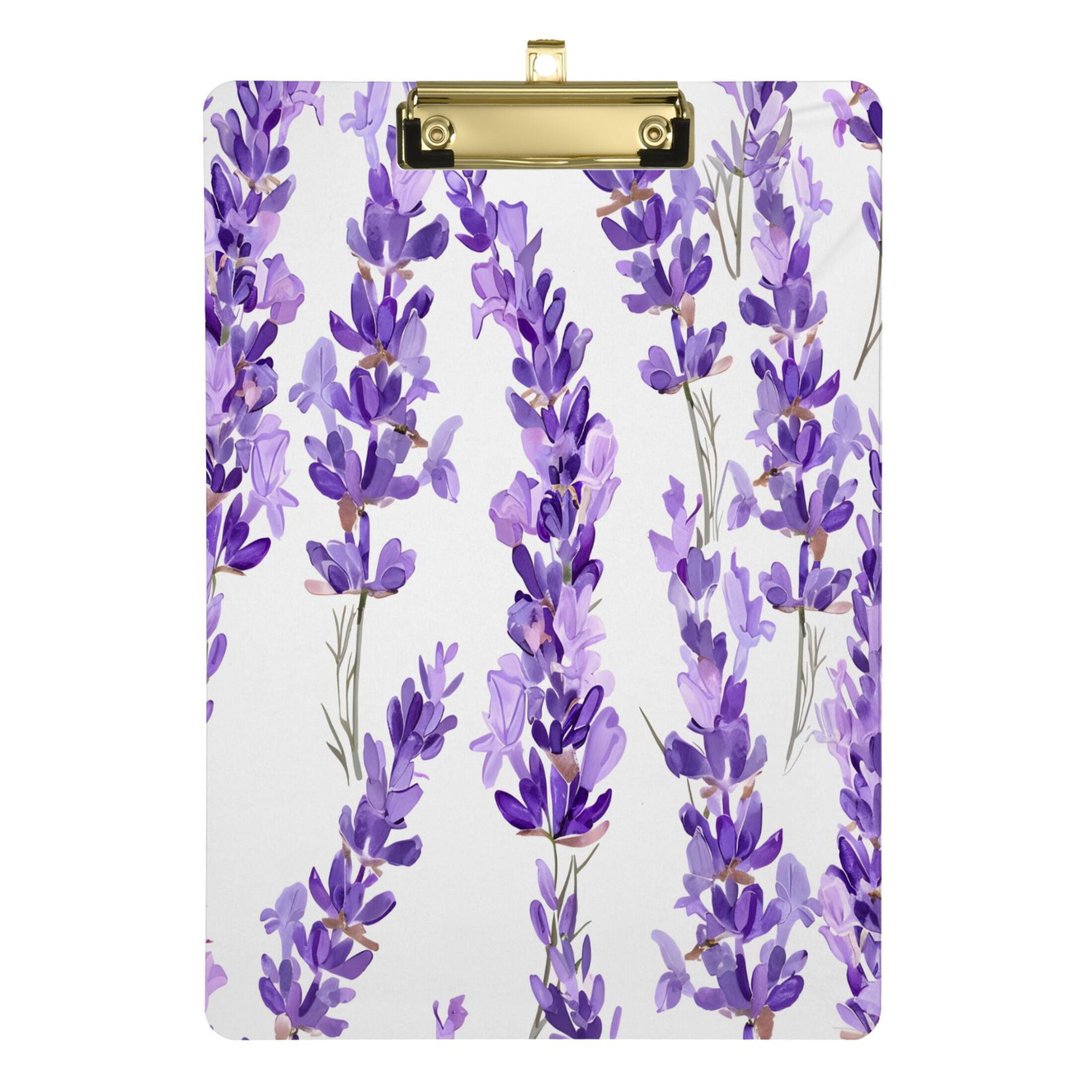 Lavender Flowe Acrylic Clipboards A4 Standard Letter Size Clipboard 12. ...