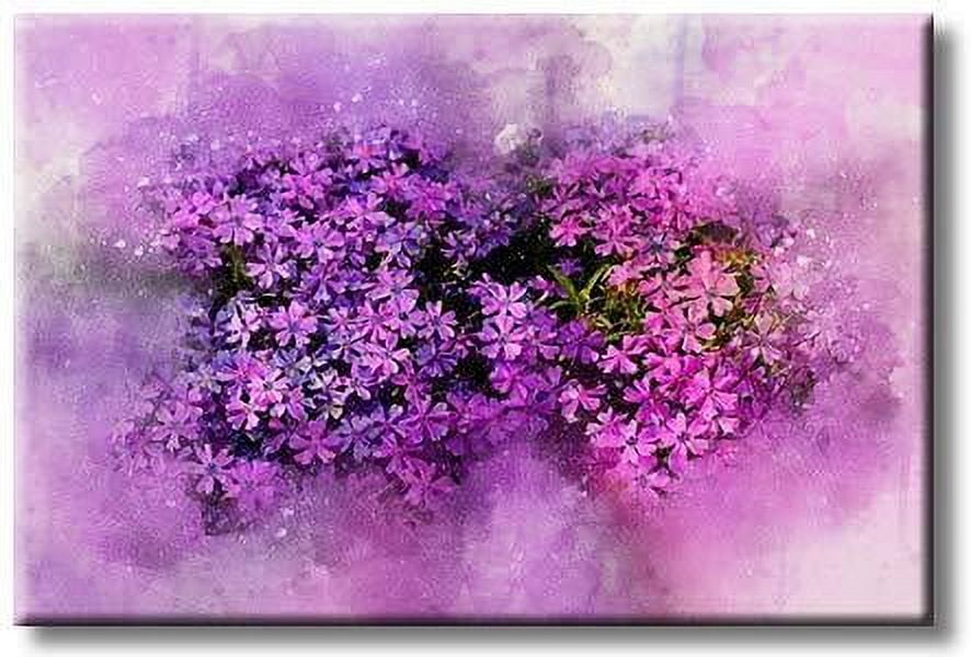 Lavender Flowers Picture on Stretched Canvas, Wall Art Décor, Ready to ...