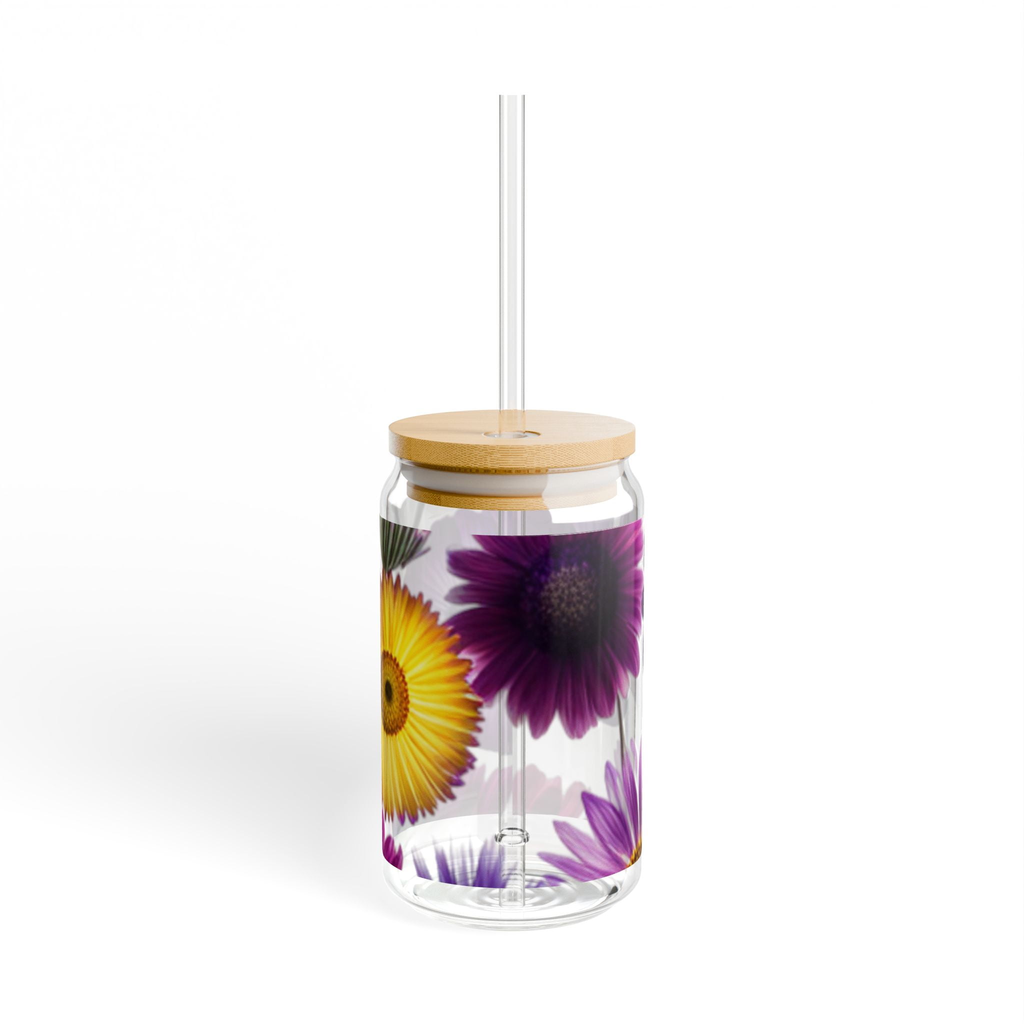 Lavender Flowers in Bloom Sipper Glass, 16oz - Walmart.com