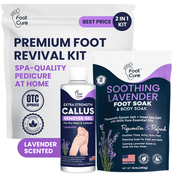 Walmart Black Friday Deals 2025 Foot Cure Lavender Foot Soak & Callus ...