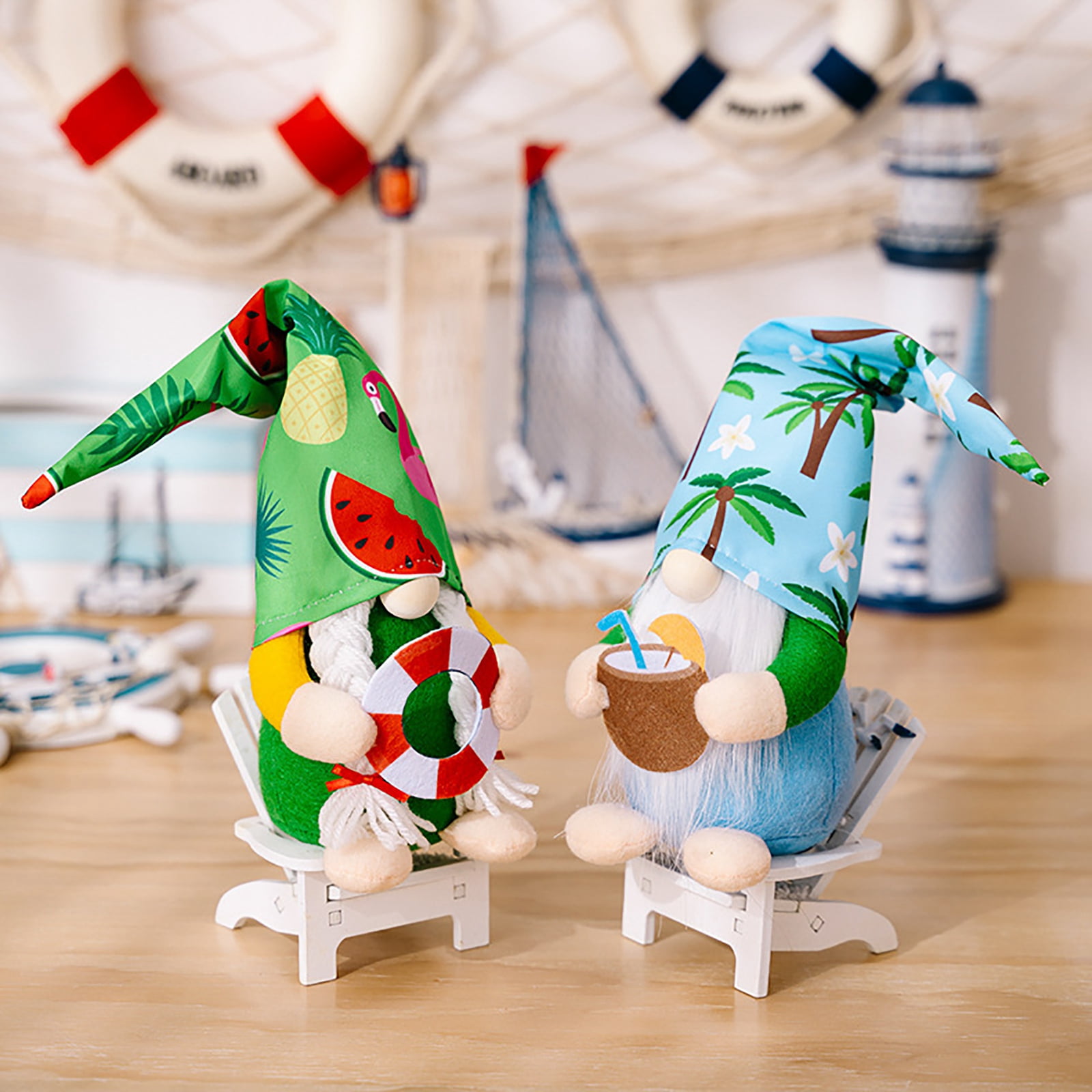 Lavender Gnomes Plush Purple Tiered Tray Tomte Plush Decor Handmade ...