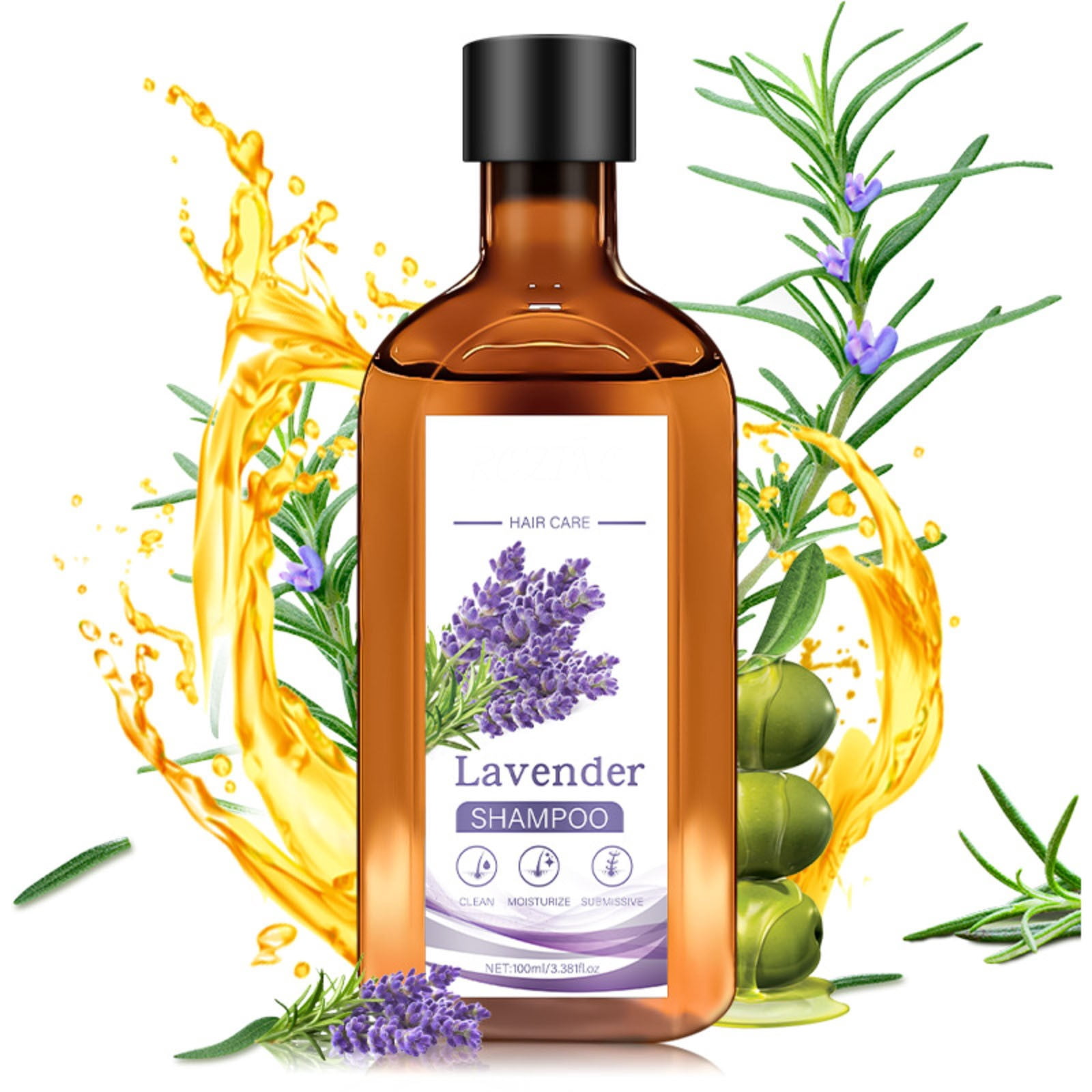 Lavender Hair Shampoo Lavender Shampoo Anti-itch Oil Control ...