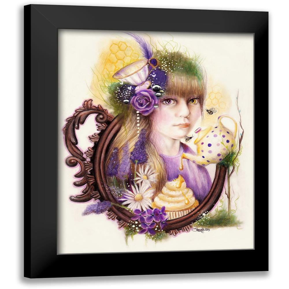 Lavender Honey - Tea Series 12x14 Black Modern Framed Museum Art Print ...