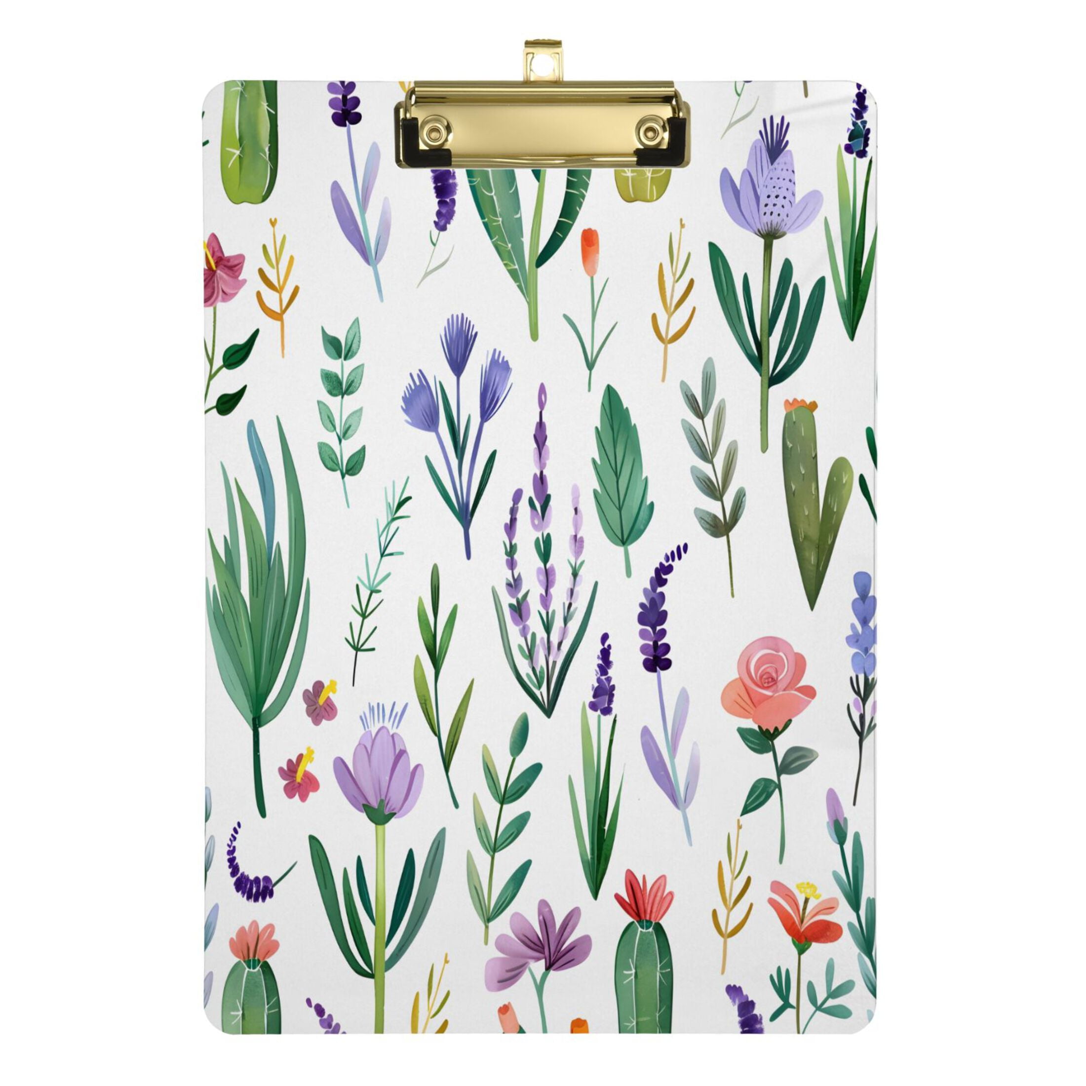Lavender Leaves Acrylic Clipboards A4 Standard Letter Size Clipboard 12 ...