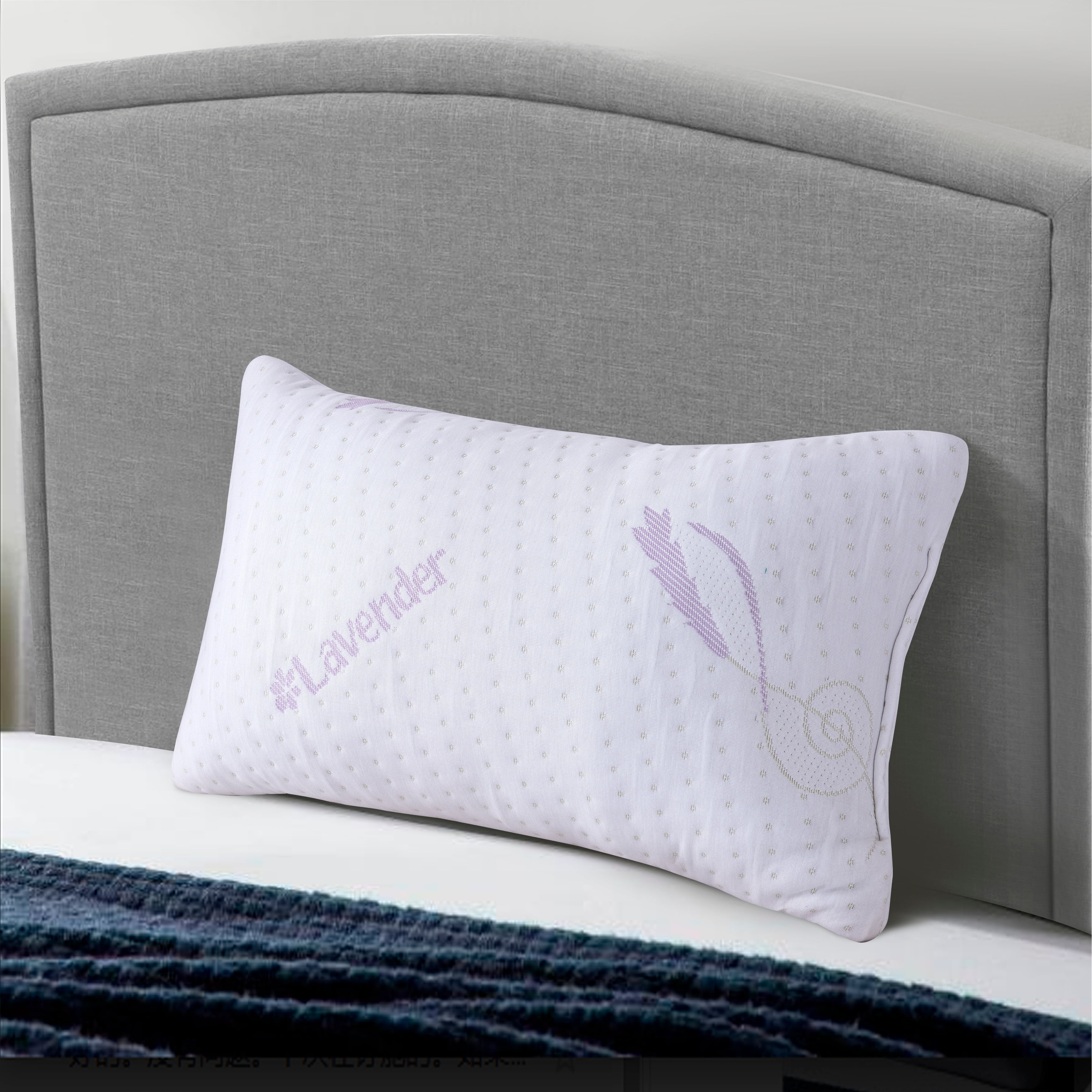 Lavender Memory Foam Pillow 20" x 28" or 19" x 36" Standard - Walmart.com