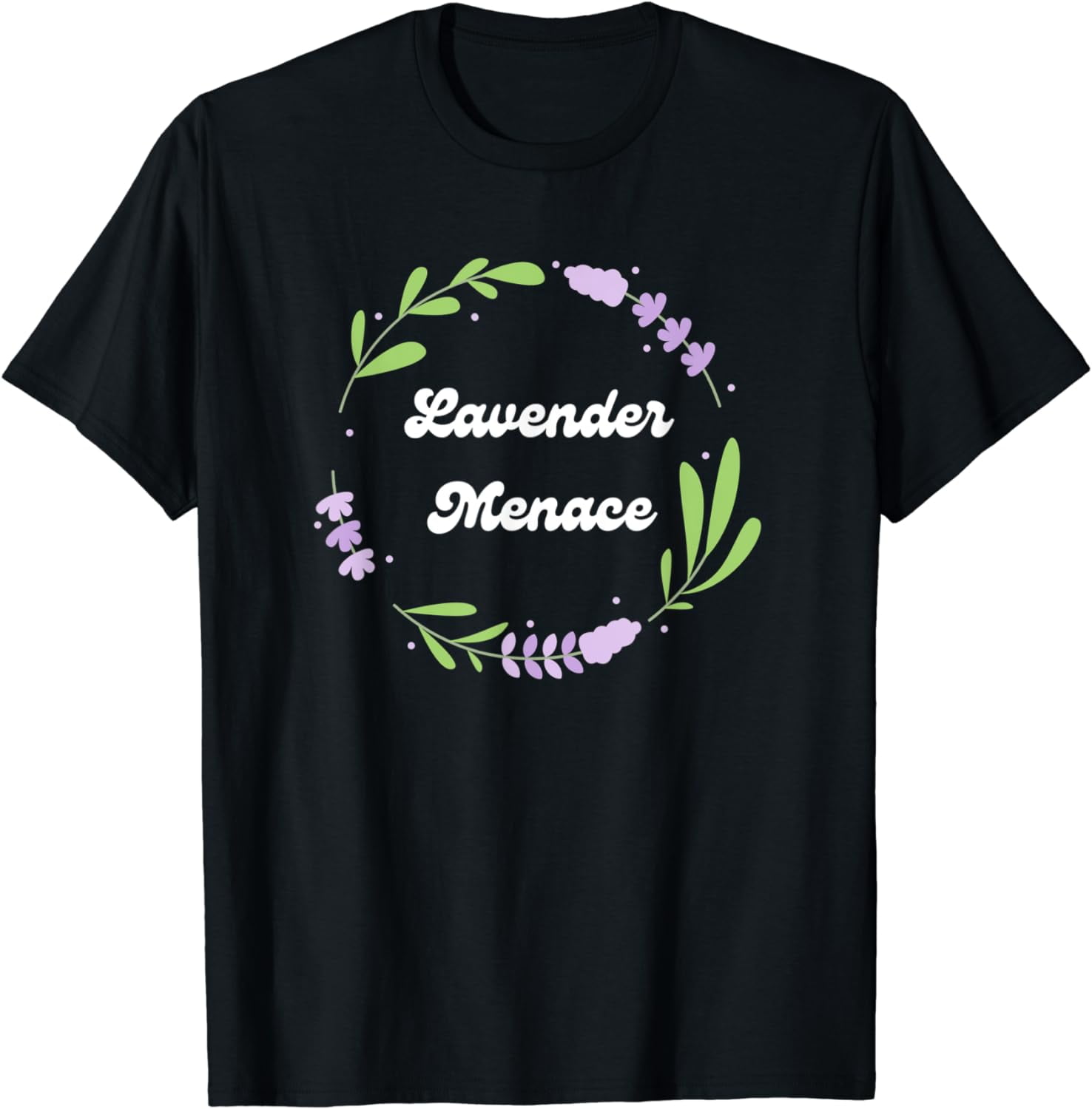 Lavender Menace Lesbian LGBT LGBTQ Gay Pride Month T-Shirt - Walmart.com