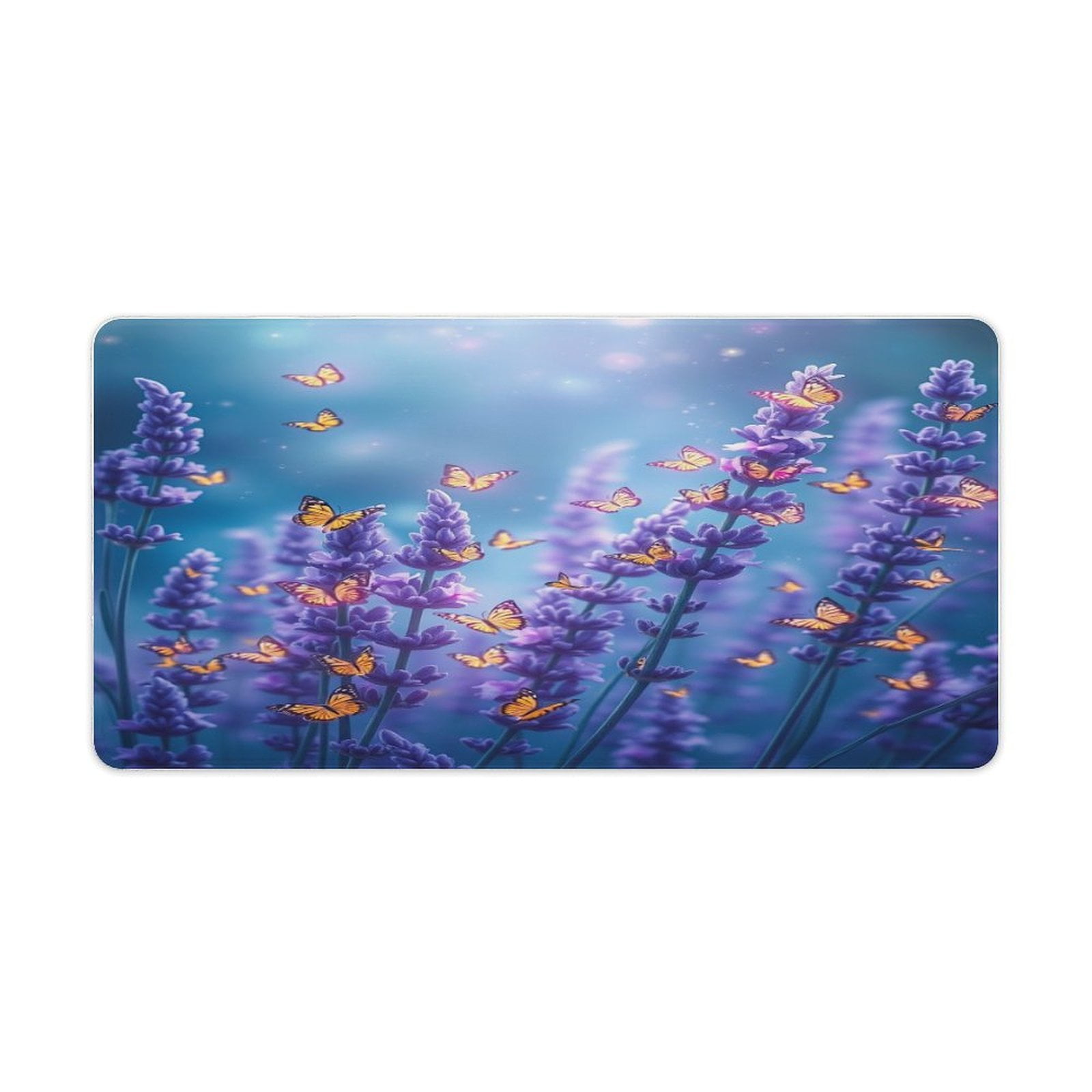 Lavender Mouse Pad Gamer Keyboard Desk Mats Computer Table Gaming Mat ...
