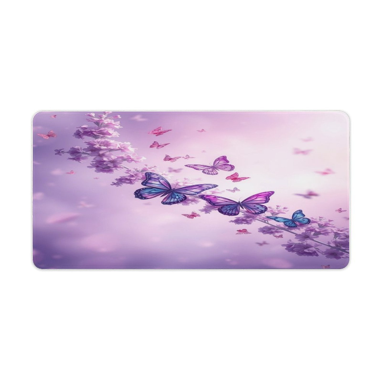 Lavender Mouse Pad Gamer Keyboard Desk Mats Computer Table Gaming Mat ...