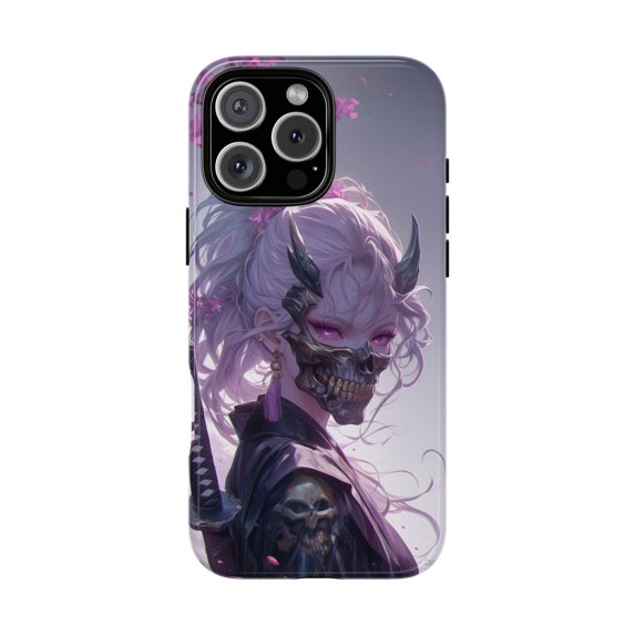 Lavender Ninja Warrior Girl Anime Blade Fantasy Scene Phone Case 17 16 ...