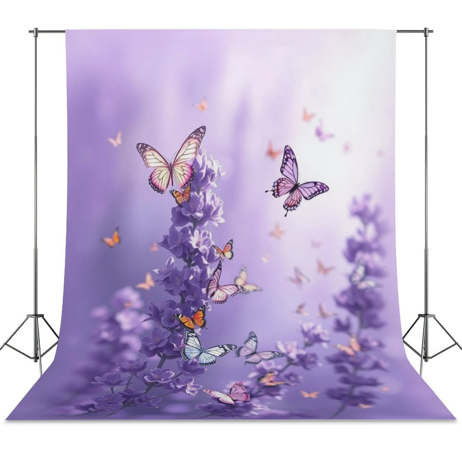 Lavender Party Backdrop Birthday Decoration Backgrounds for Photographs ...
