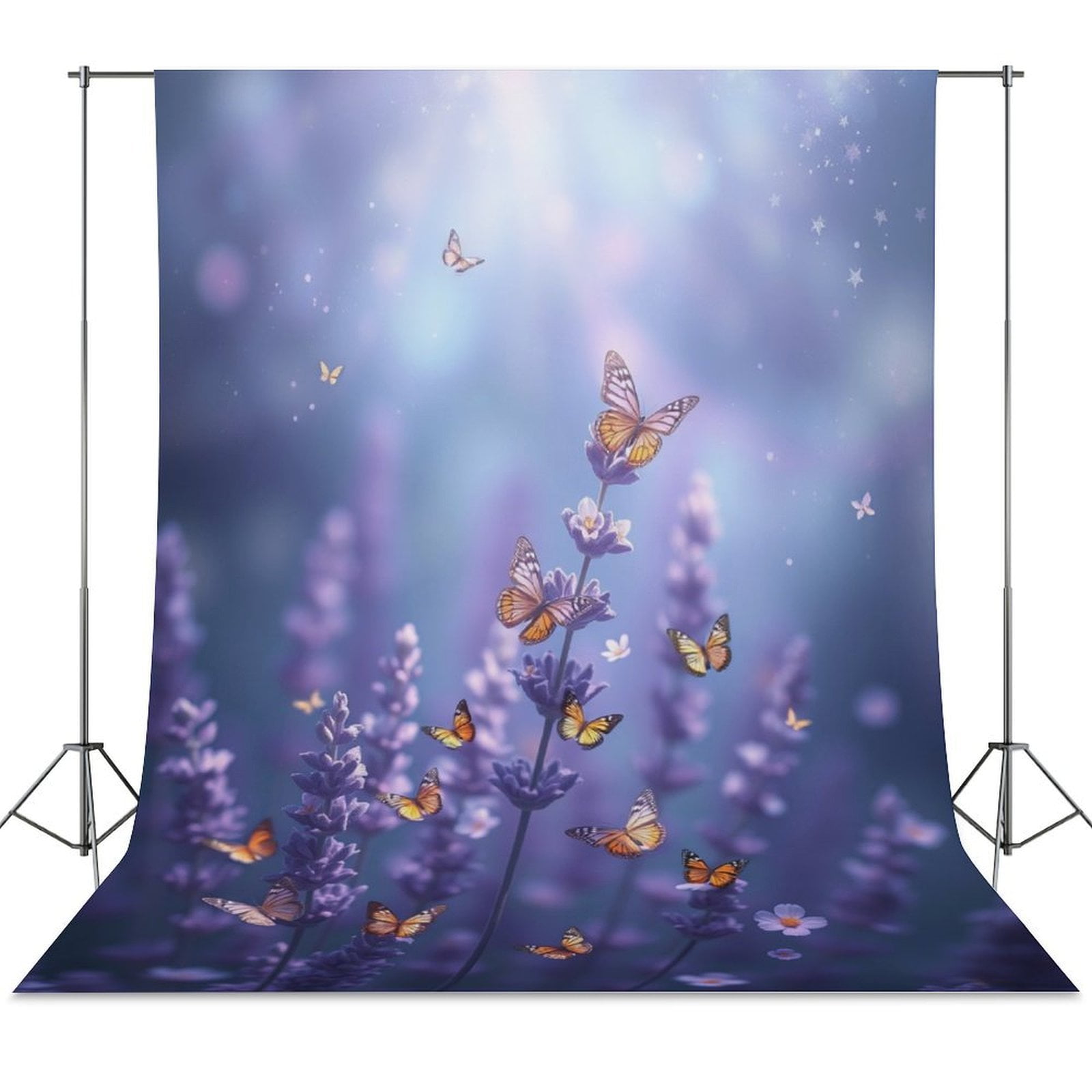Lavender Party Backdrop Birthday Decoration Backgrounds for Photographs ...