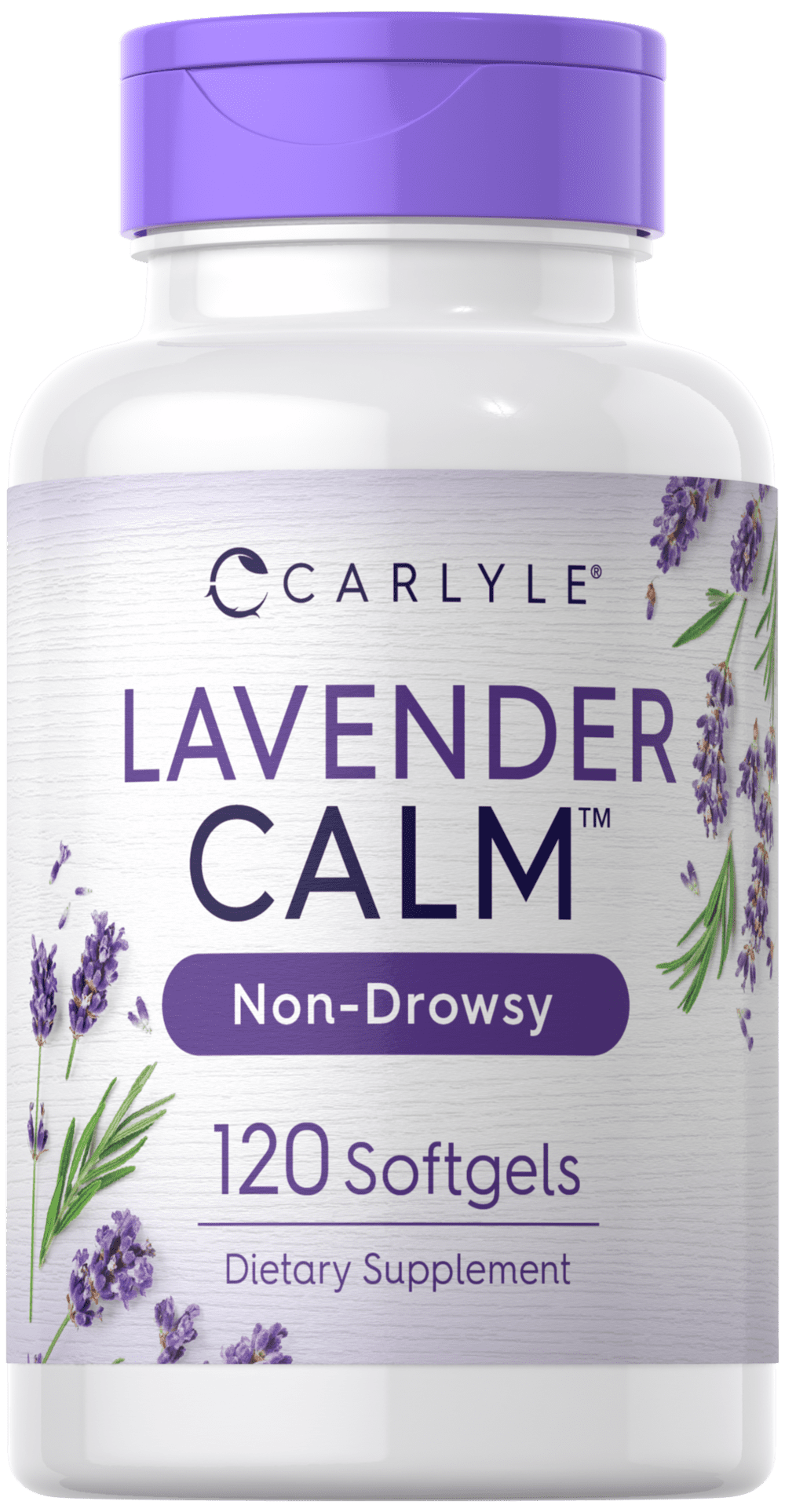 Lavender Pills | 80 mg | 120 Softgel Capsules | Calm & Non-Drowsy ...