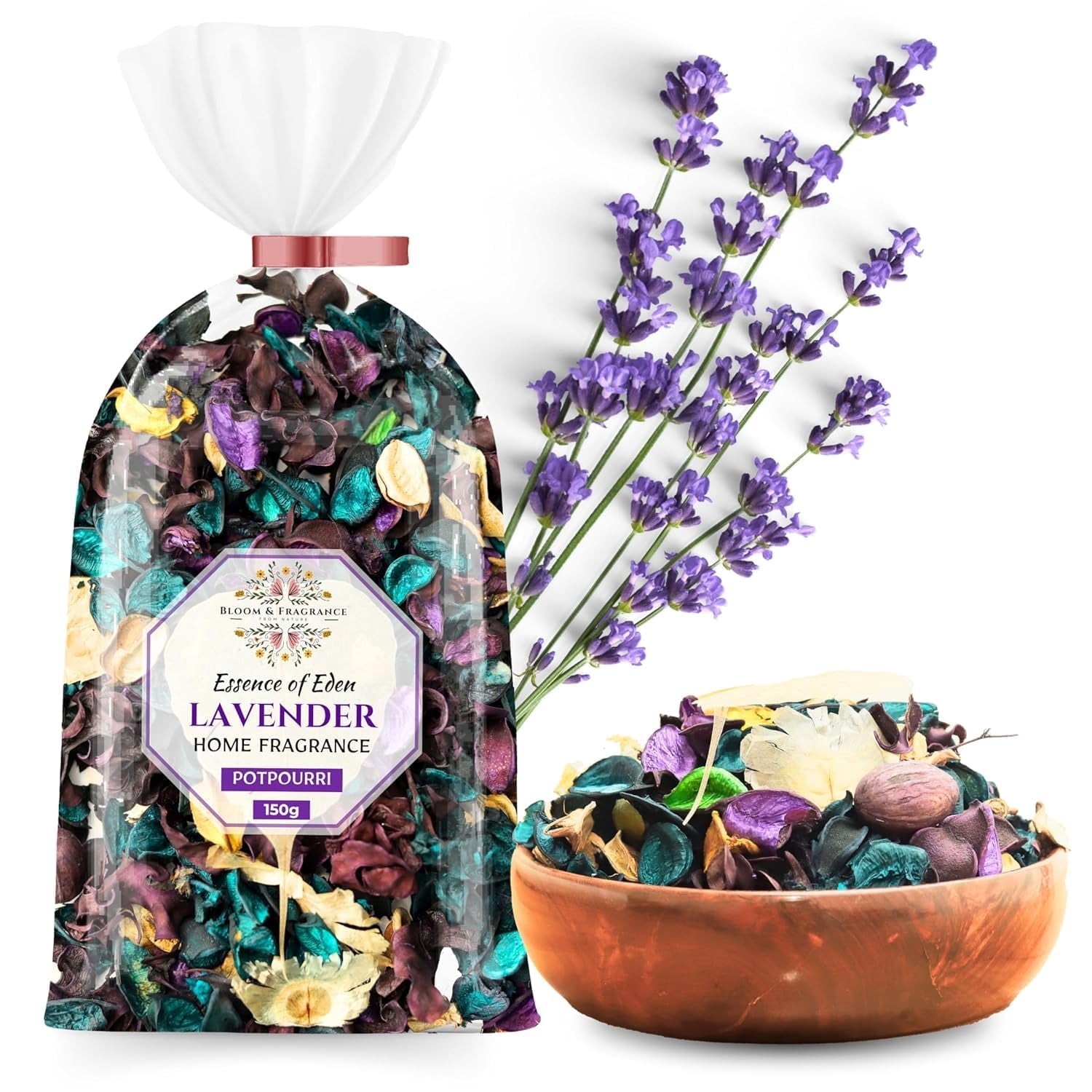Lavender Potpourri 150g | Natural Dried Flowers & Herbs | Long-Lasting ...