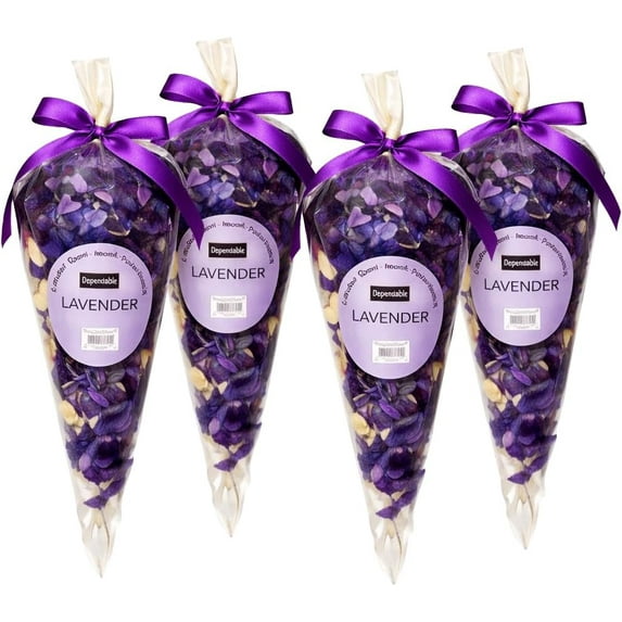 Lavender Potpourri 4-Pack Dried Botanicals Bowl & Vase Filler Home ...
