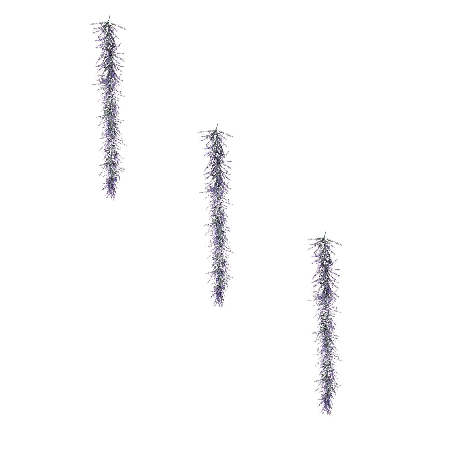 Lavender Purple Artificial Garland - Spring & Summer Faux Garland for ...