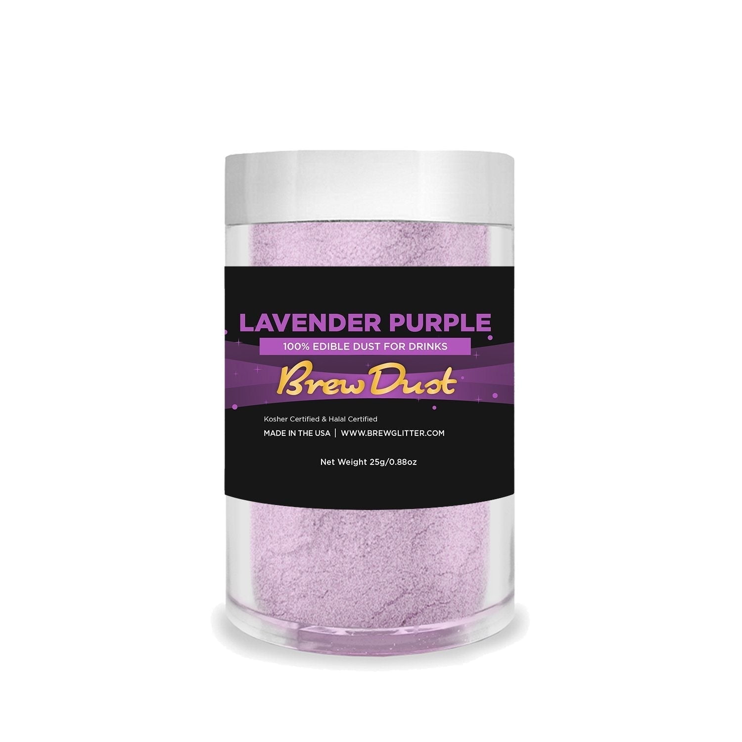Brew Dust - Lavender Purple Edible Drink Powder - Silky Swirl, Beverage ...
