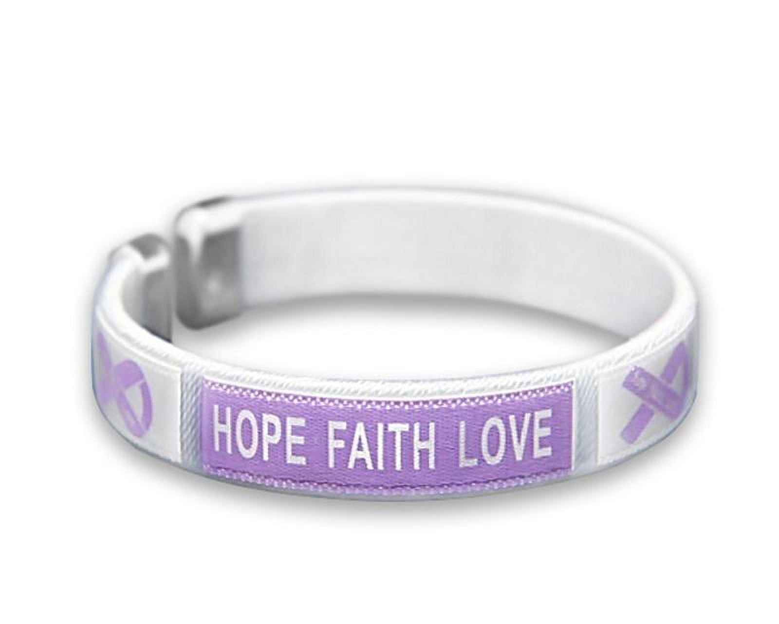 Lavender Ribbon Bangle Bracelets - Walmart.com