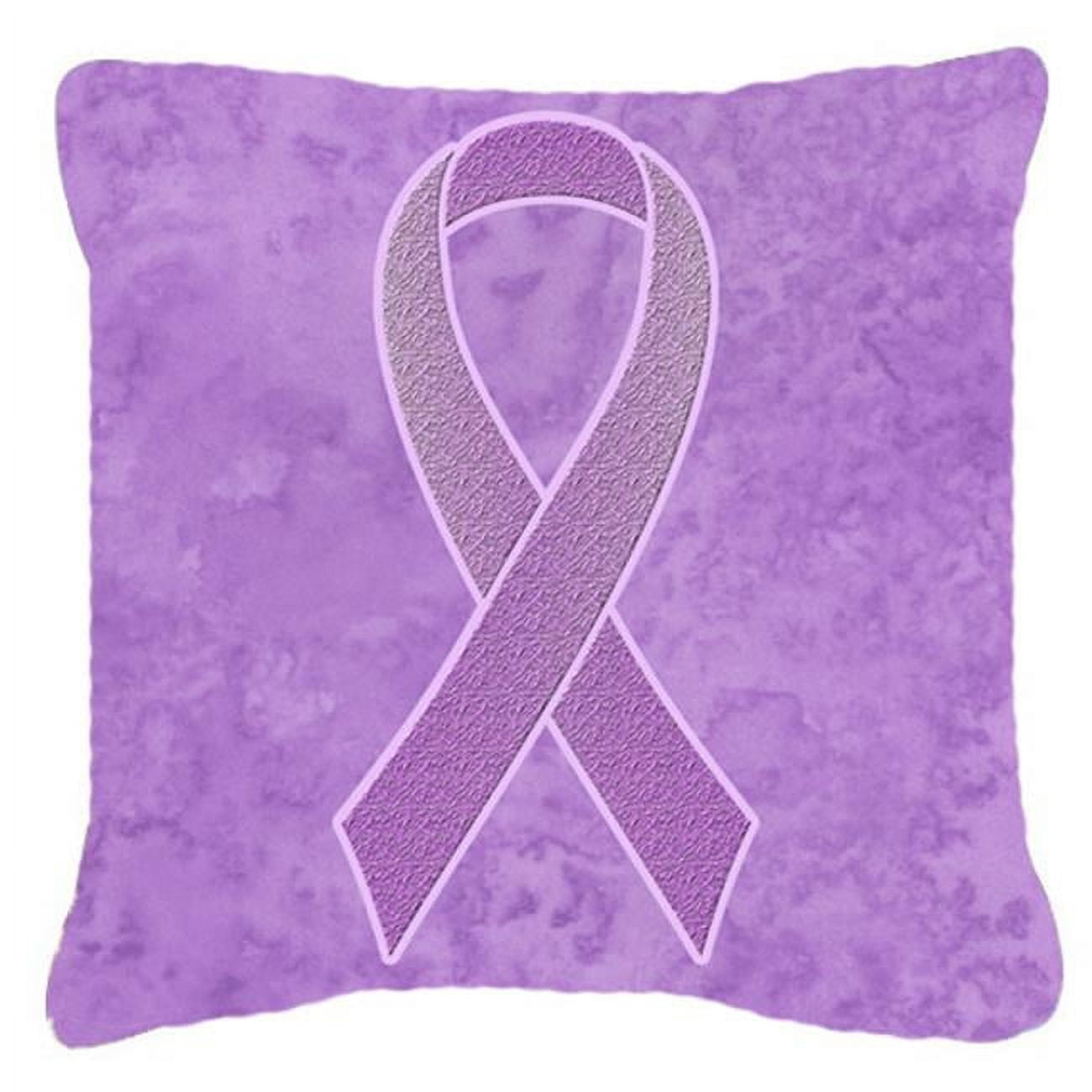 Lavender Ribbon for All Cancer Awareness Indoor & Outdoor Fabric ...