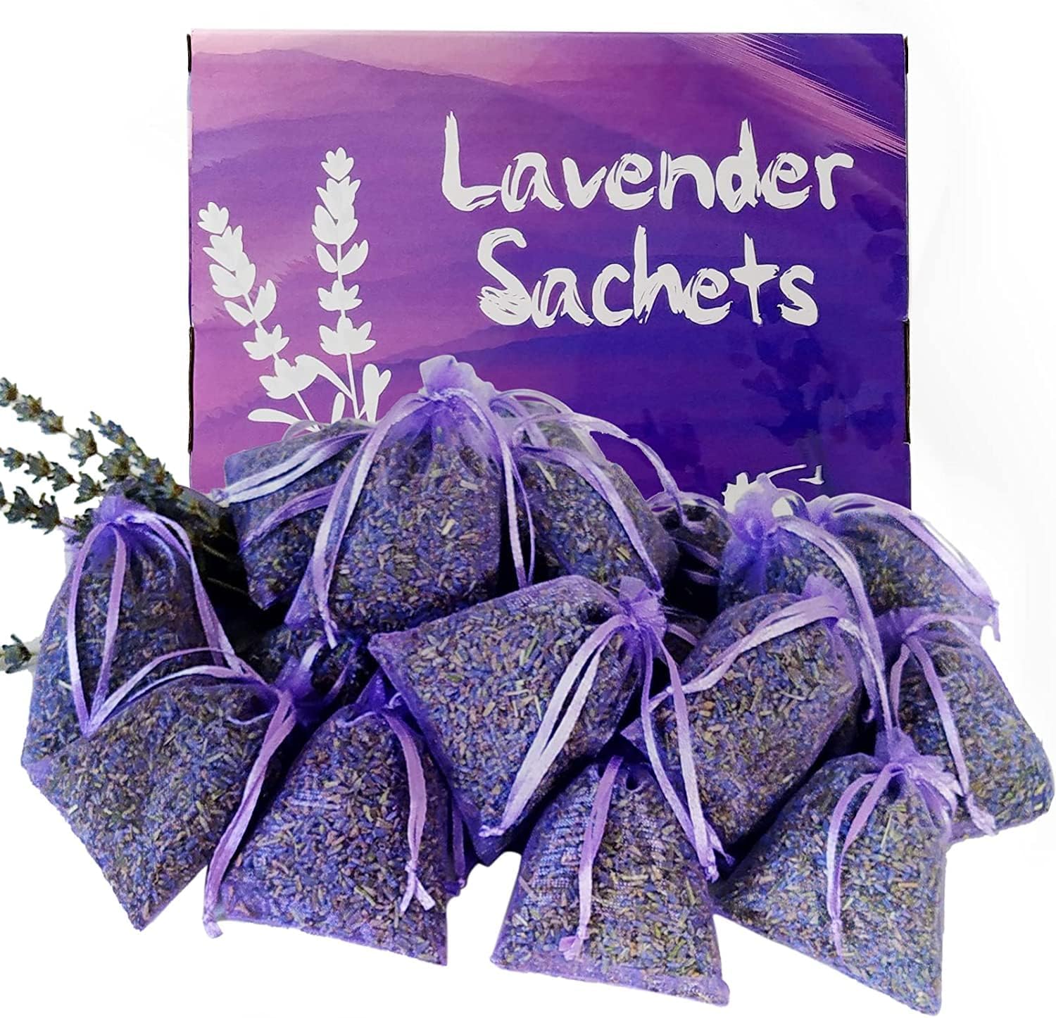 Lavender Sachet Bags for Drawers and Closets 24 Lavendar Sachet Bags ...