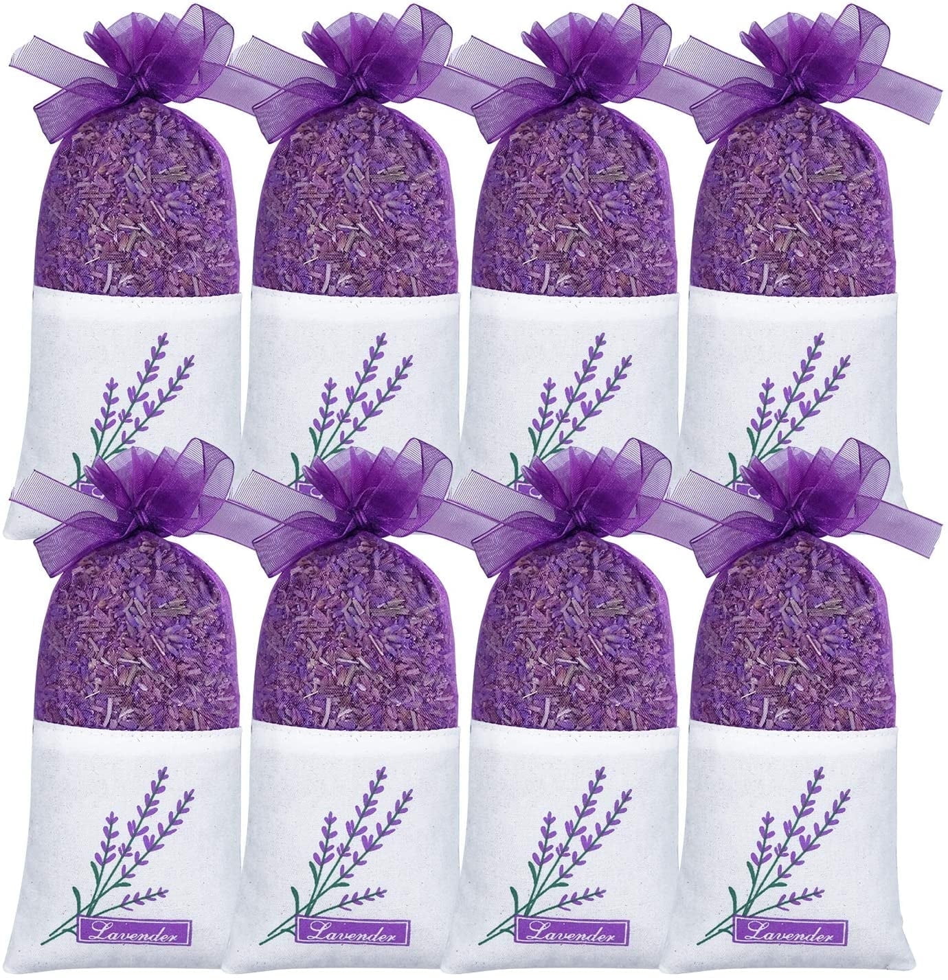 Lavender Sachet - Moth Repellent Sachets (8 Pack) Home Fragrance for ...
