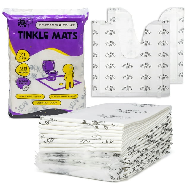 Lavender Scented - Tinkle Mat (Super Absorbent, U Shaped, Disposable ...